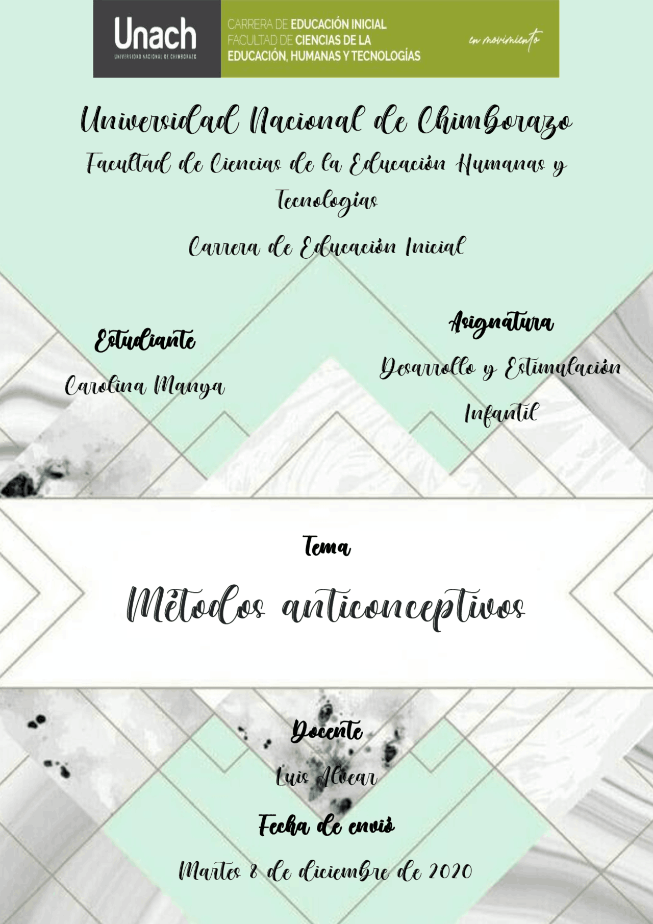 Métodos Anticonceptivos Docsity