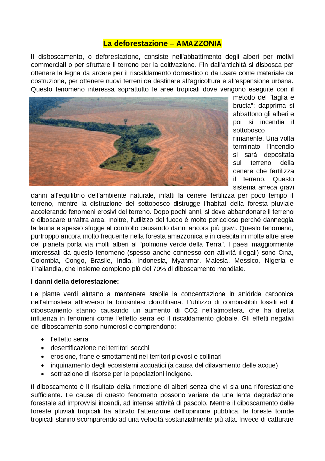 Approfondimento Di Scienze Della Terra Docsity