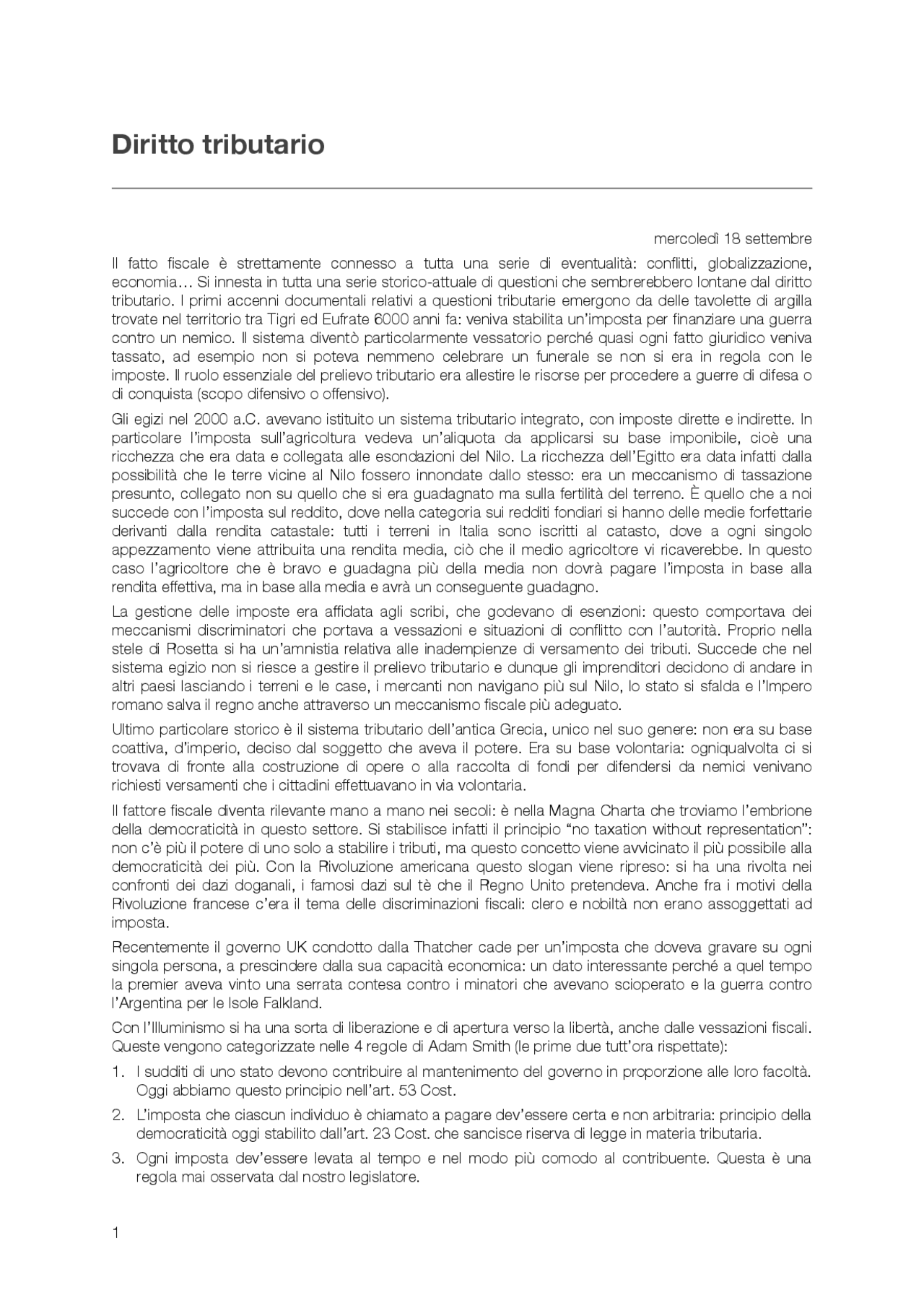 Appunti Diritto Tributario Prof Magliaro Unitn Docsity