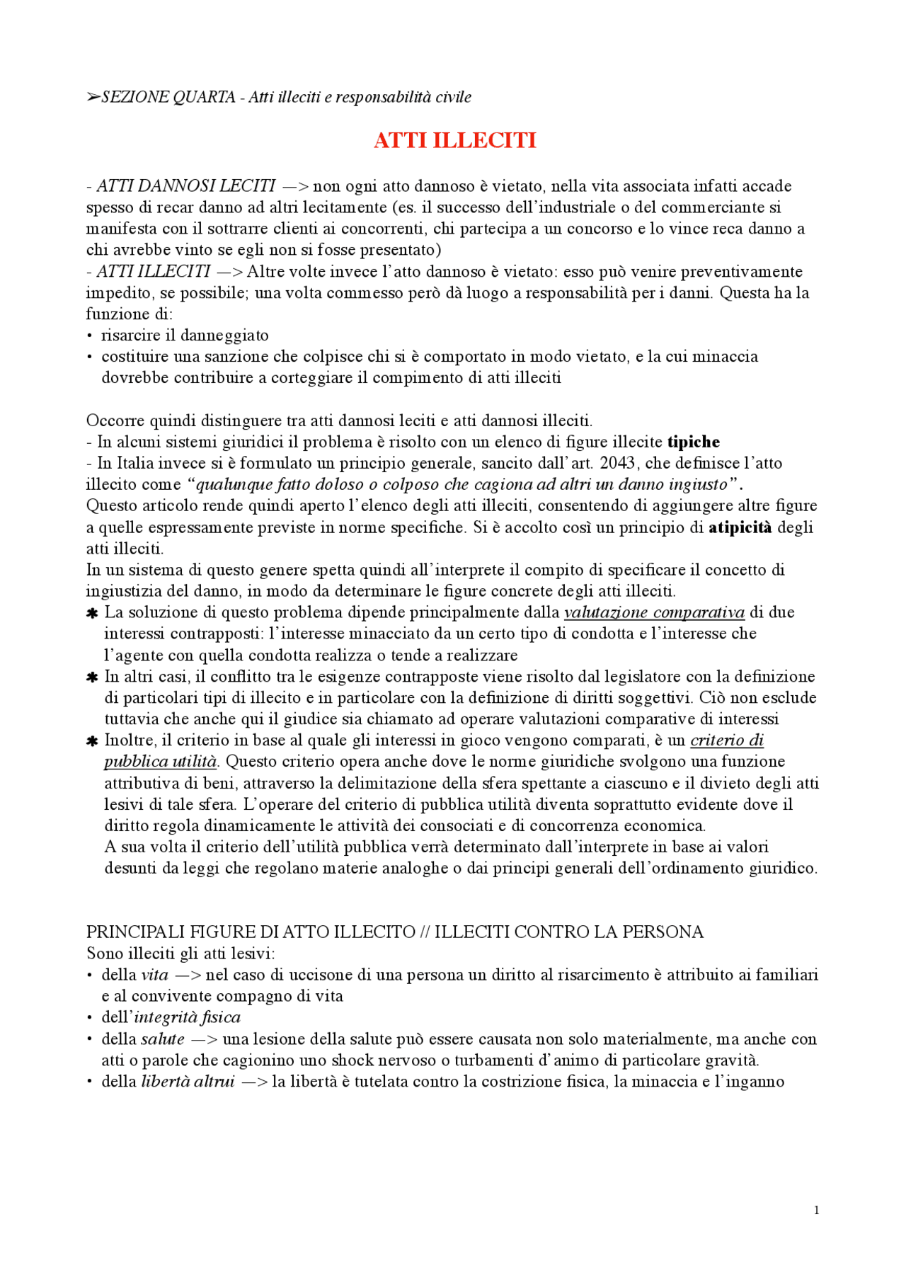 Riassunti Completi Privato Ii Docsity