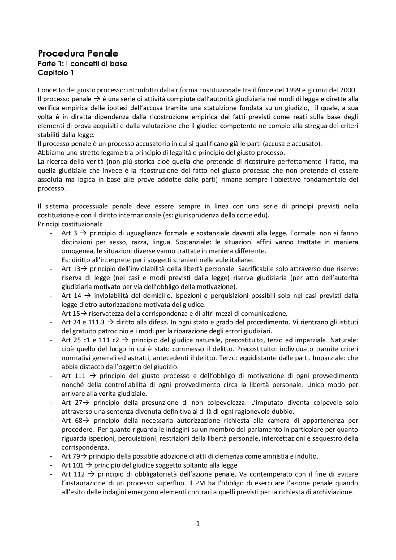 Dispense Procedura Penale Dispense Di Diritto Processuale Penale