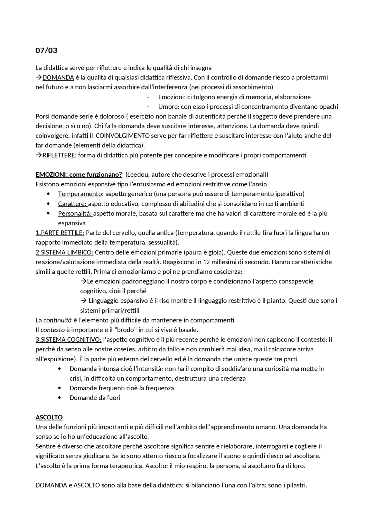 Didattica Applicata Alle Scienze Motorie Docsity