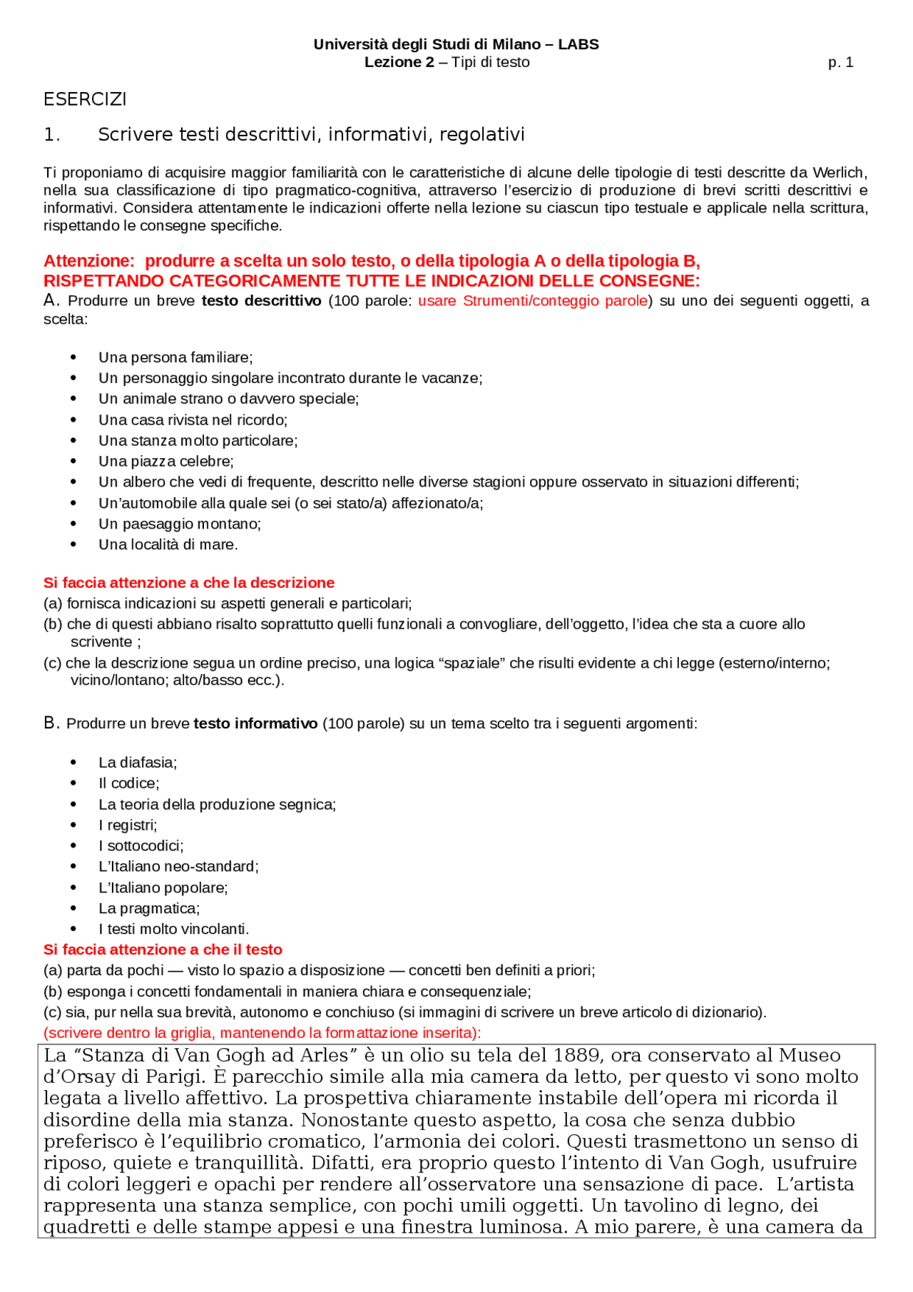 Lezione 2 Laboratorio Di Scrittura Telematica Docsity