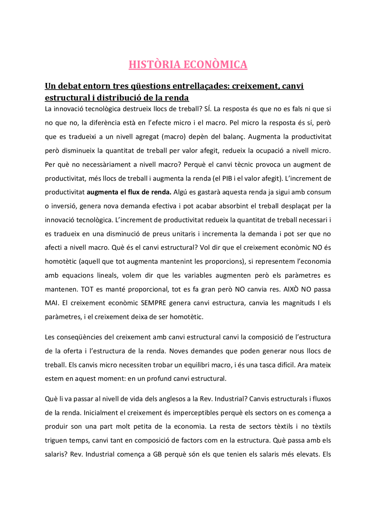 AphistÒria EconÒmica Docsity