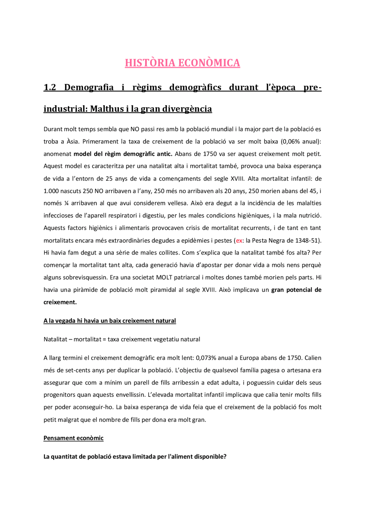 Ap 12histÒria EconÒmica Docsity