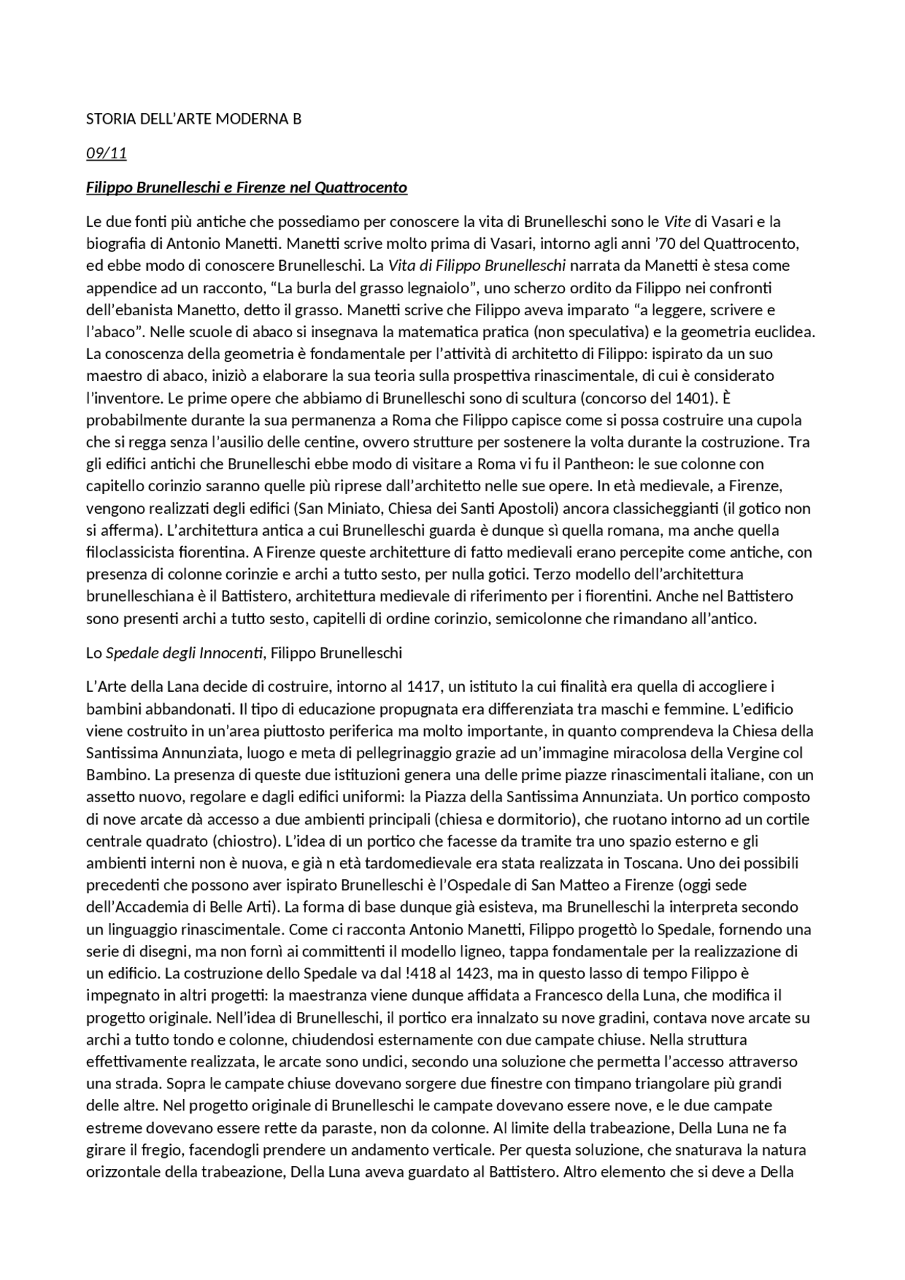 Appunti Di Architettura Docsity
