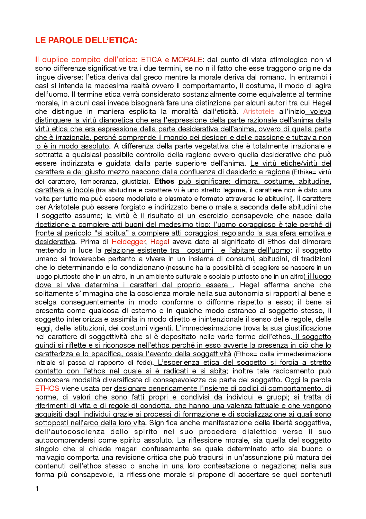 Filosofia Morale Appunti Docsity