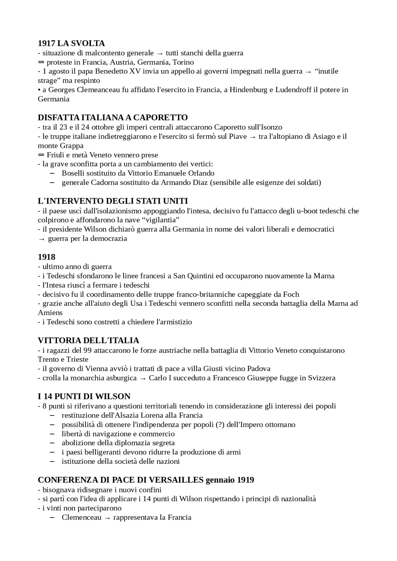 Il Dopoguerra E La Rivoluzione Russa Docsity