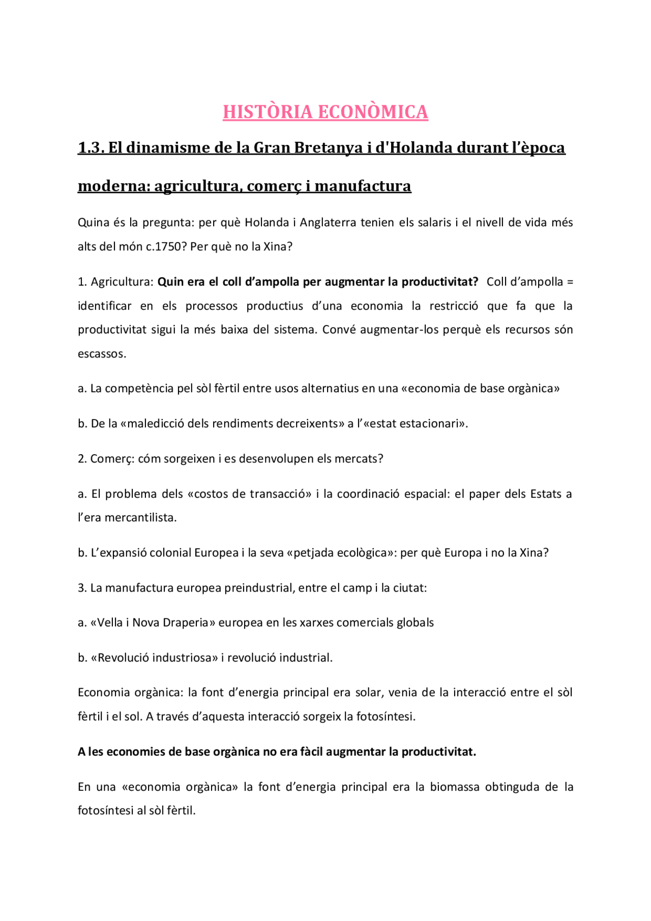 Ap 13histÒria EconÒmica Docsity