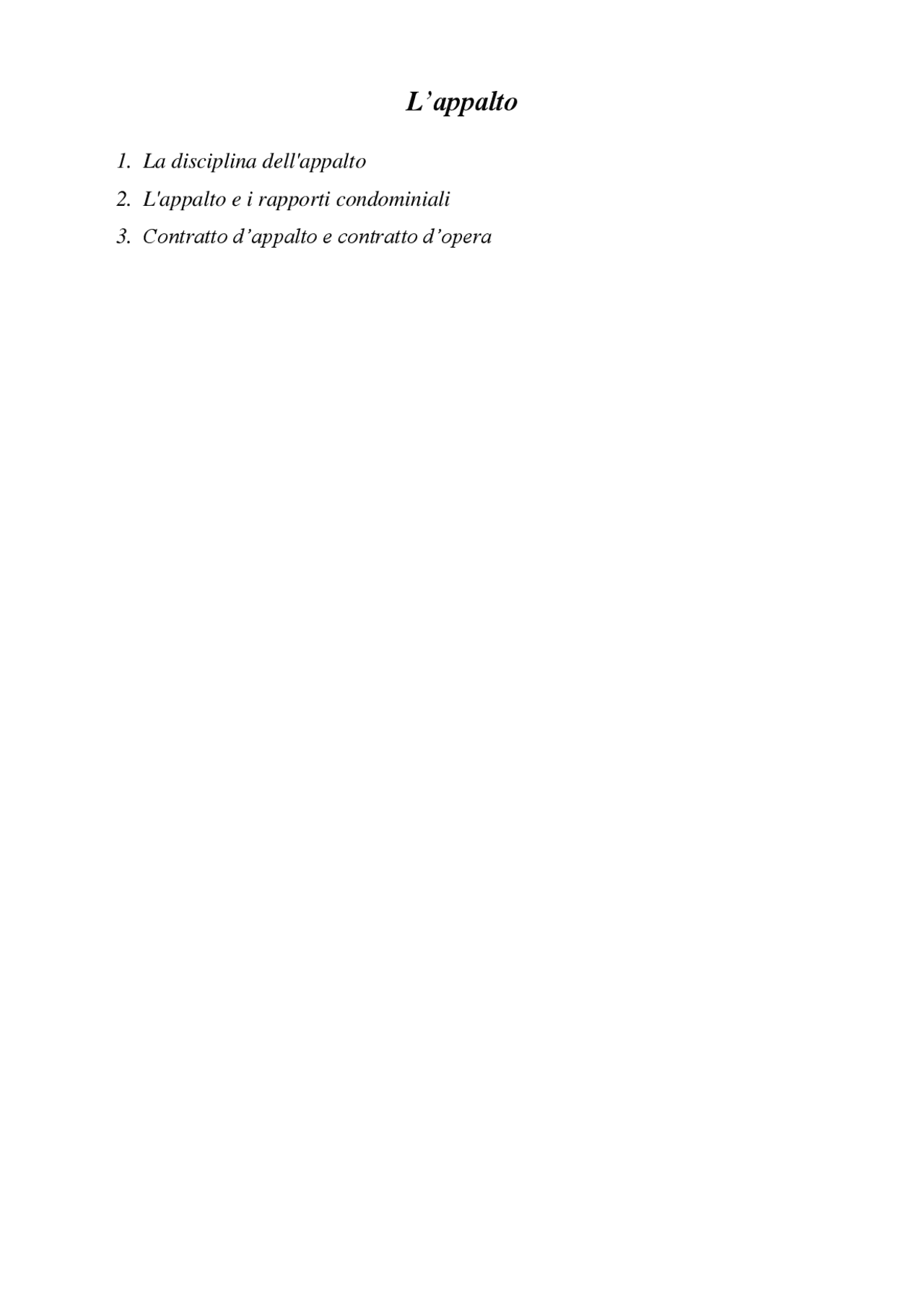 Lappalto Perlingieri Appunti Di Diritto Privato Docsity