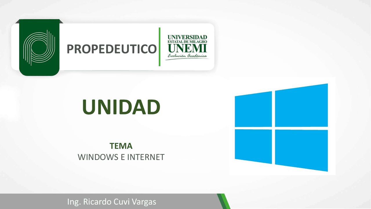 Introduccion De Windows Docsity