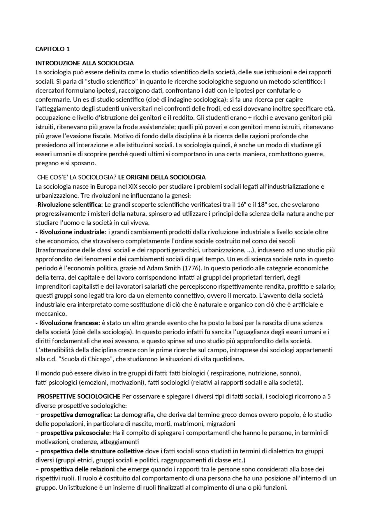 Manuale Di Sociologia Smelser Docsity