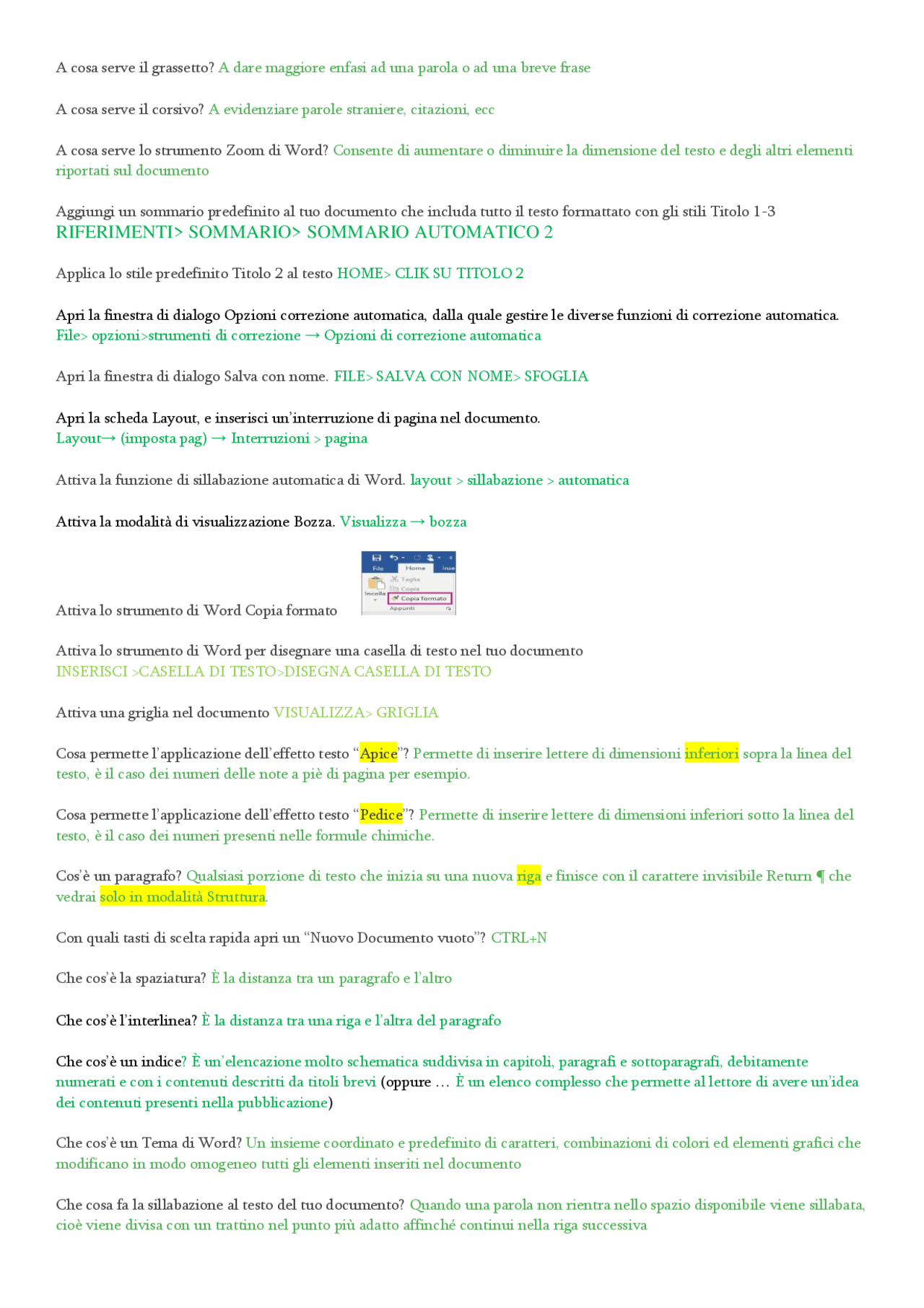 Risposte Eipass 7 Moduli Modulo 5 Prove Desame Di Elementi Di