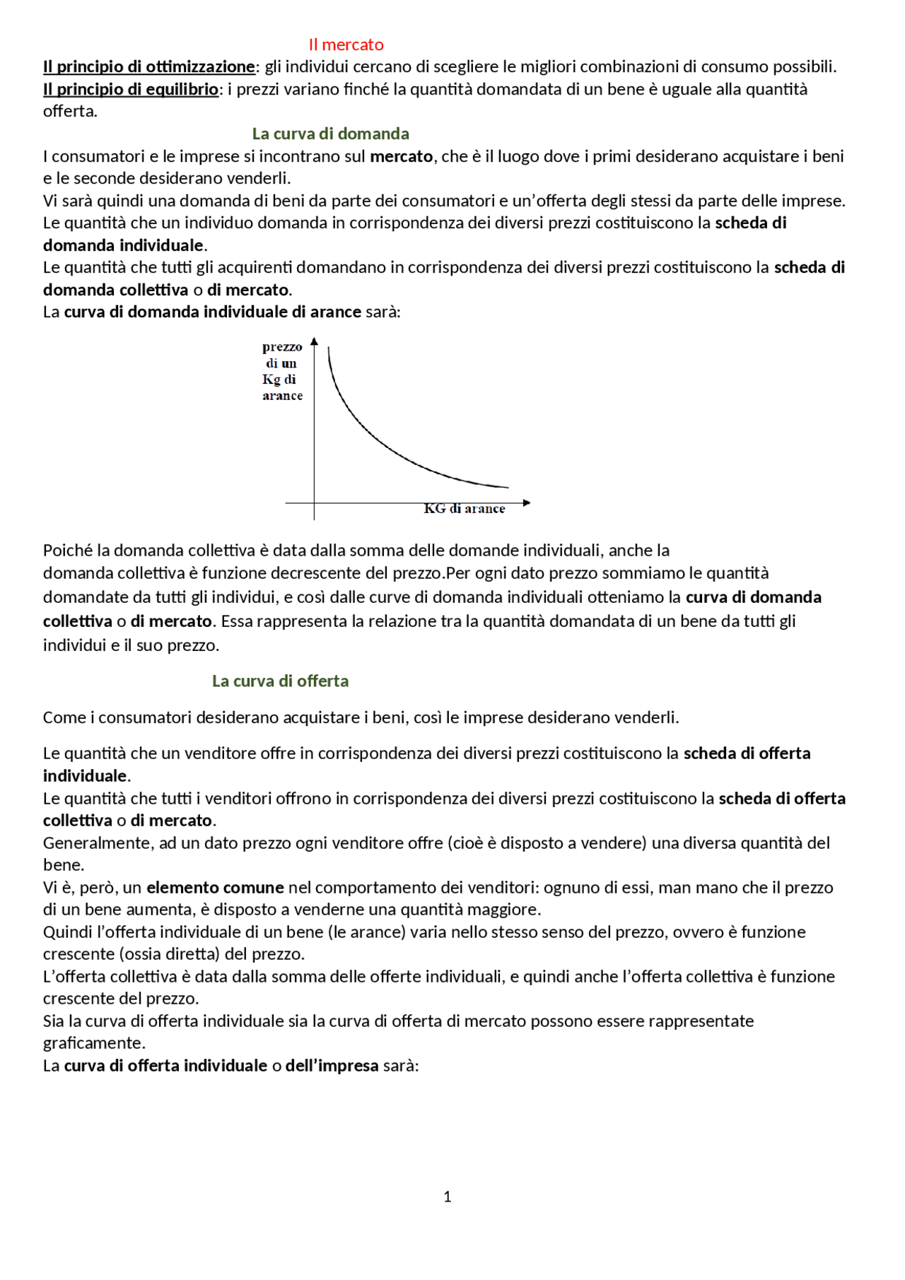Riassunti Della Teoria Di Microeconomia Docsity