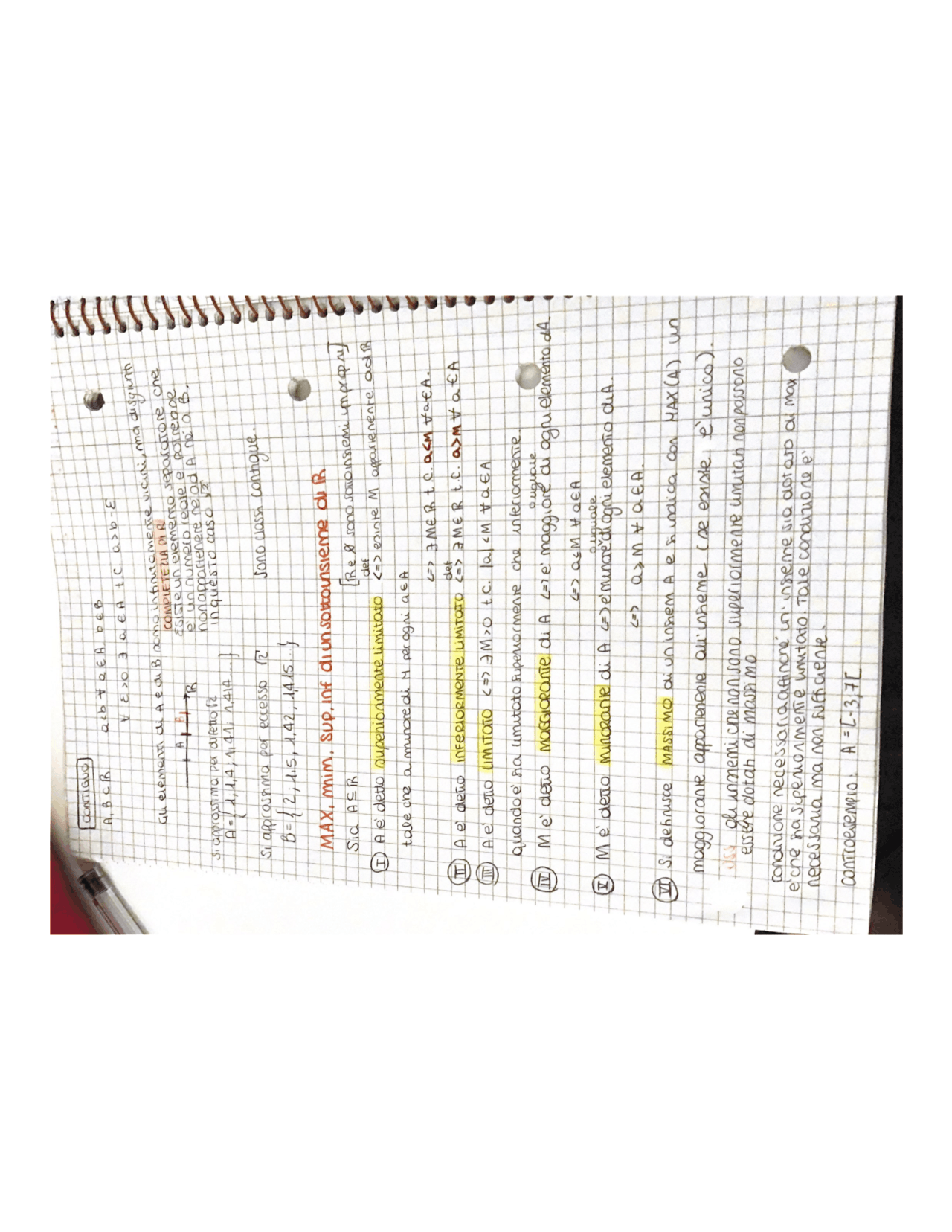 Appunti Matematica Quinta Superiore Docsity