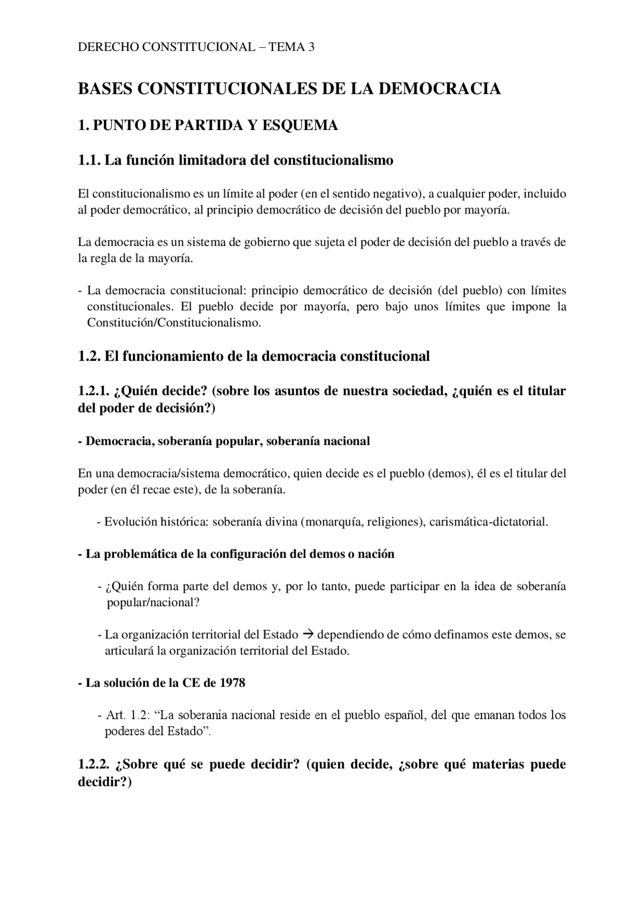 Derecho Constitucional Upf Docsity