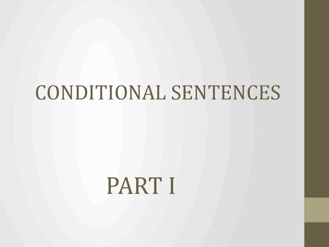 Conditional Sentences Docsity