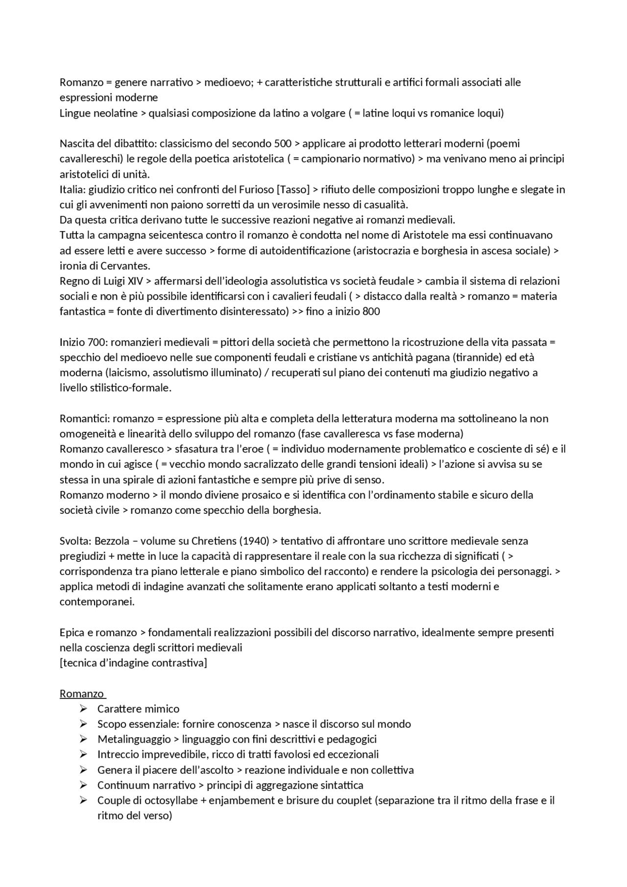 Il Romanzo Meneghetti Docsity