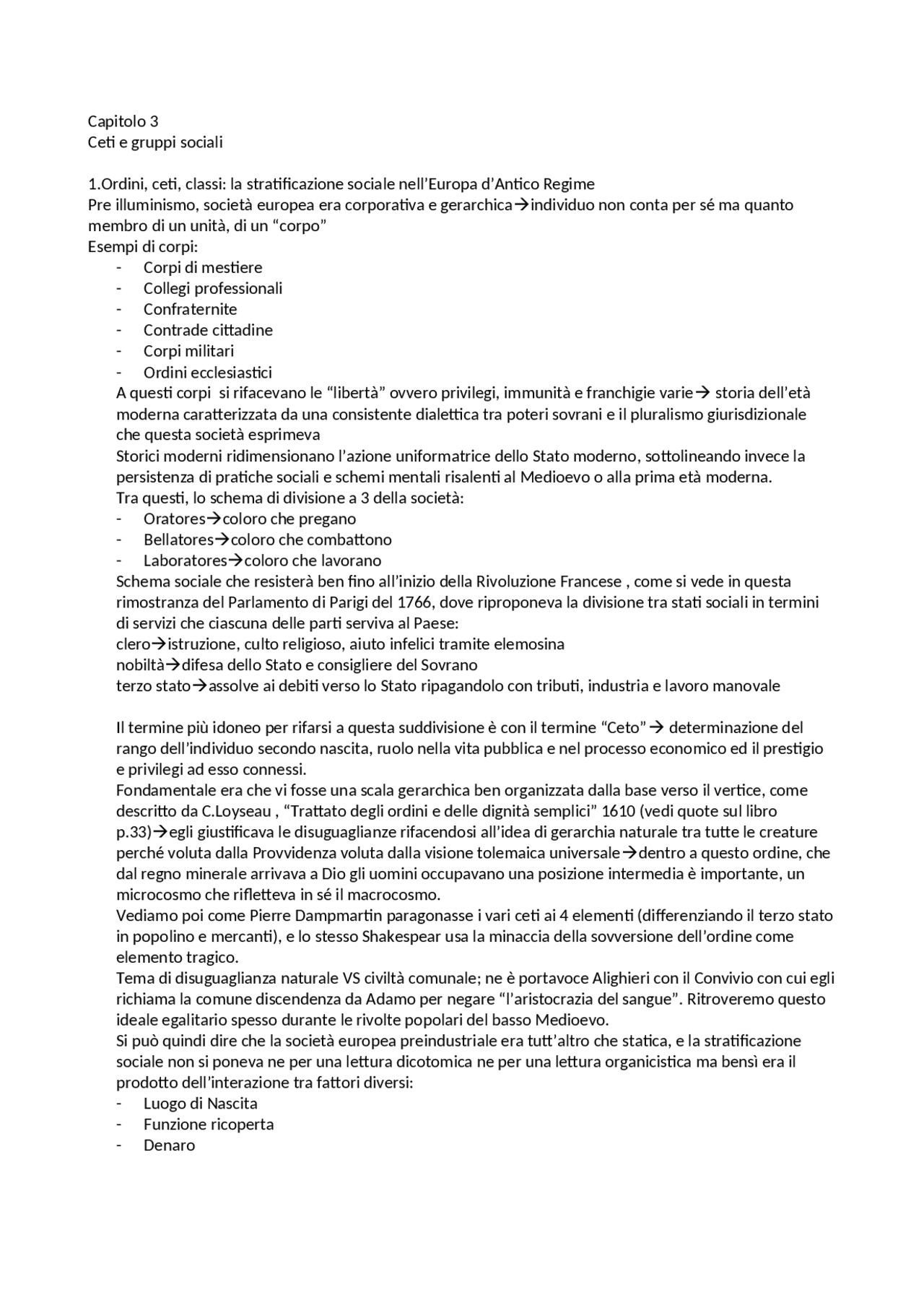 Riassunto Capitolo 3 Manuale Storia Moderna Carlo Capra Docsity