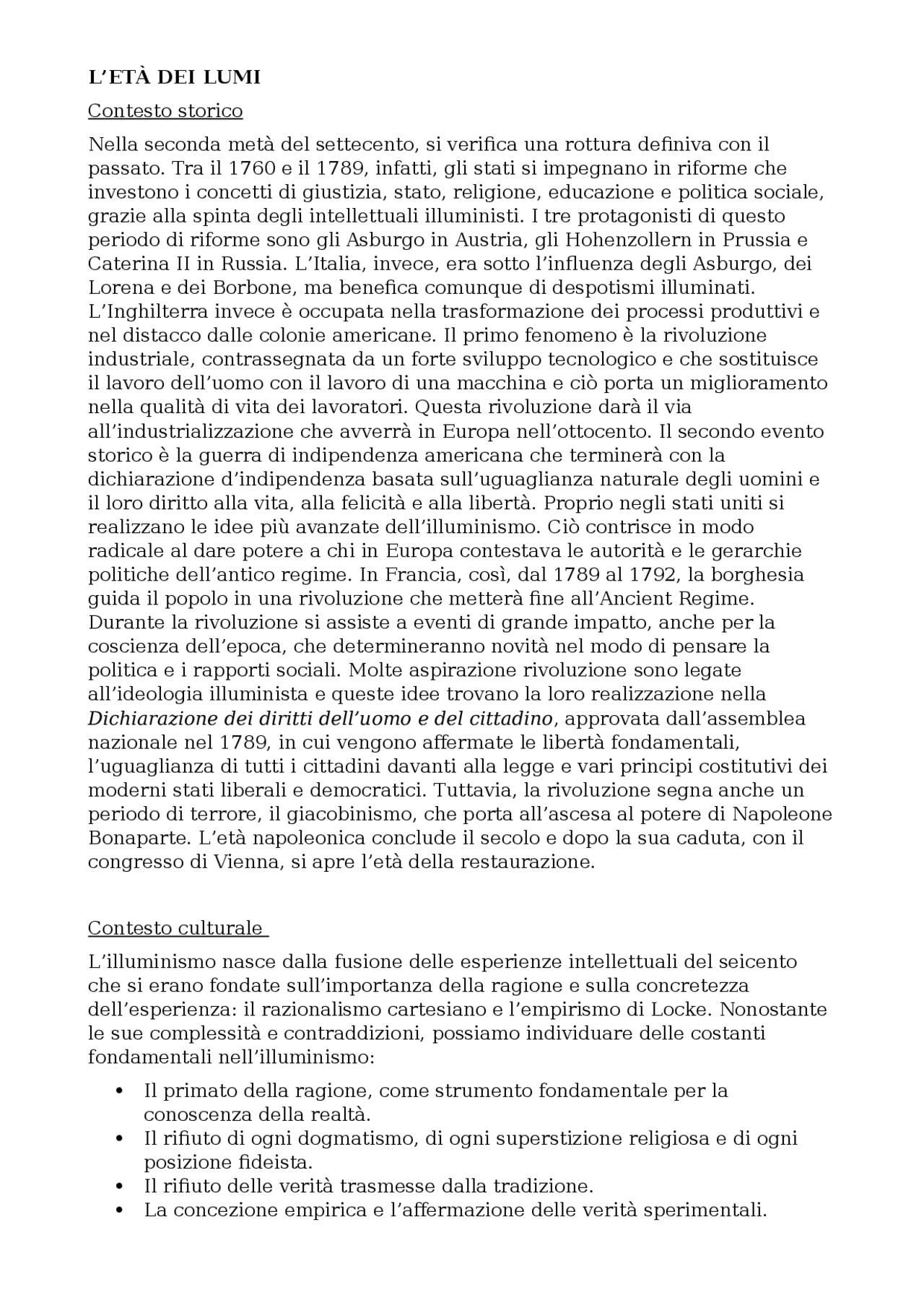 Il Neoclassicismo David Canova Ingres Docsity
