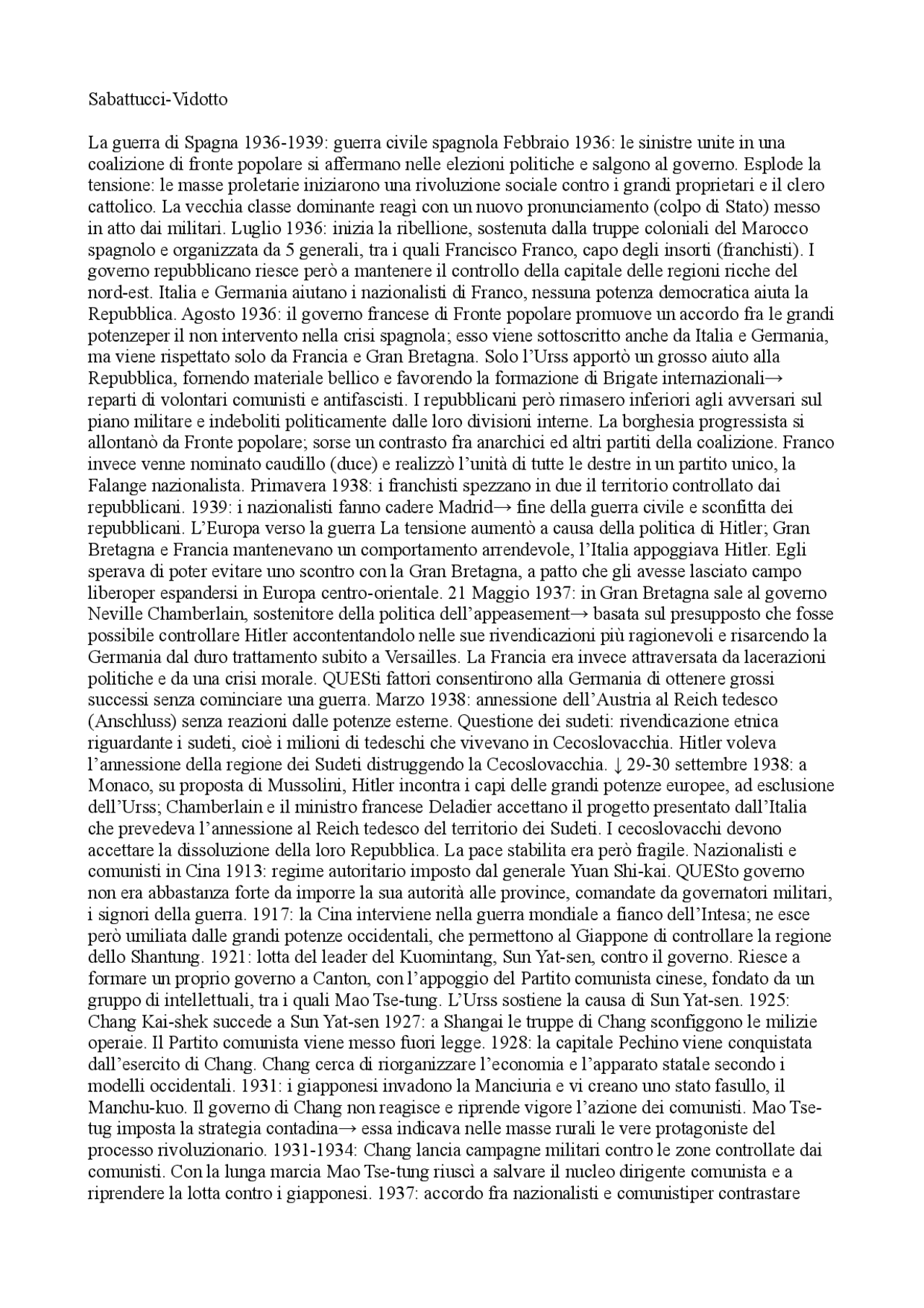 Storia Contemporanea Riassunto Parte 2 Docsity