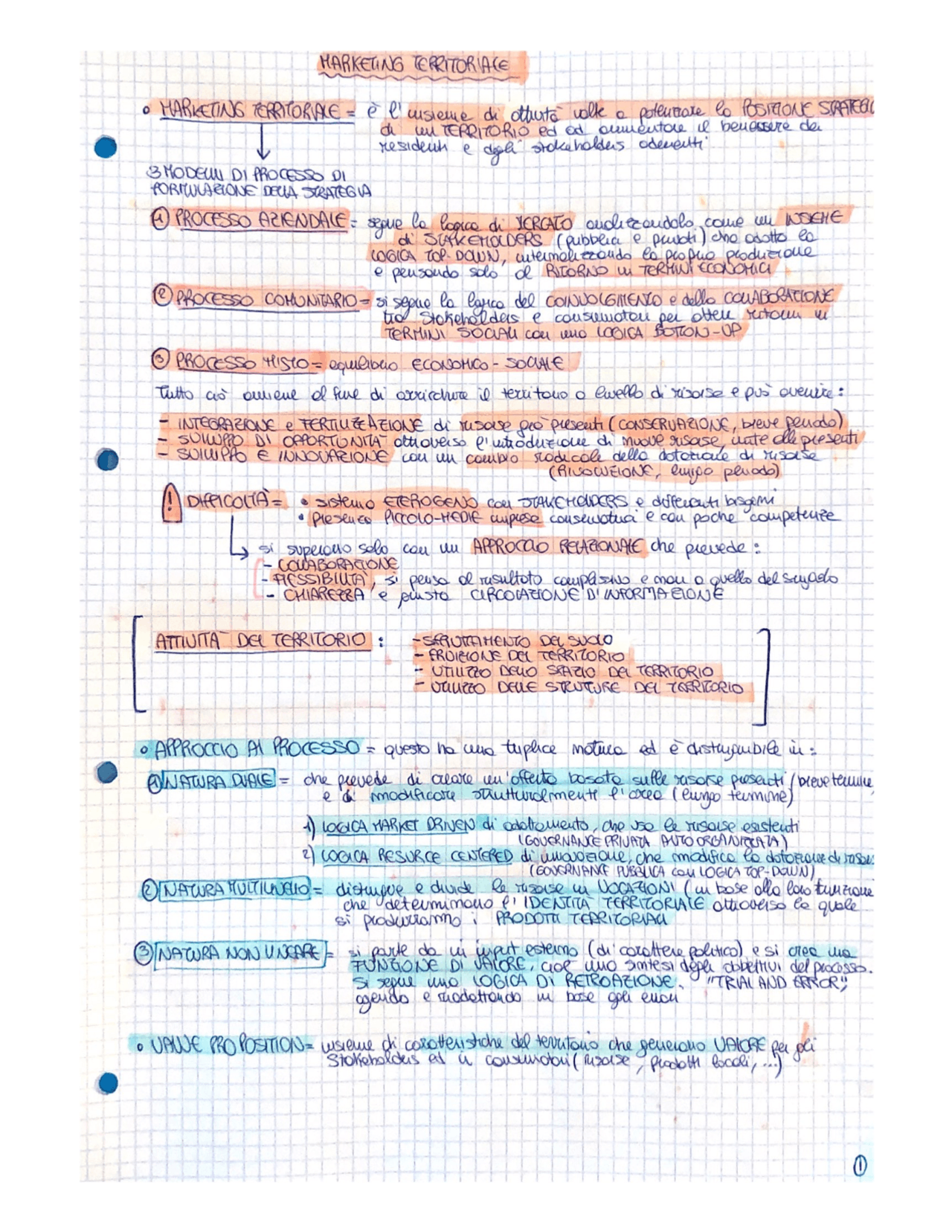 Marketing Territoriale Docsity
