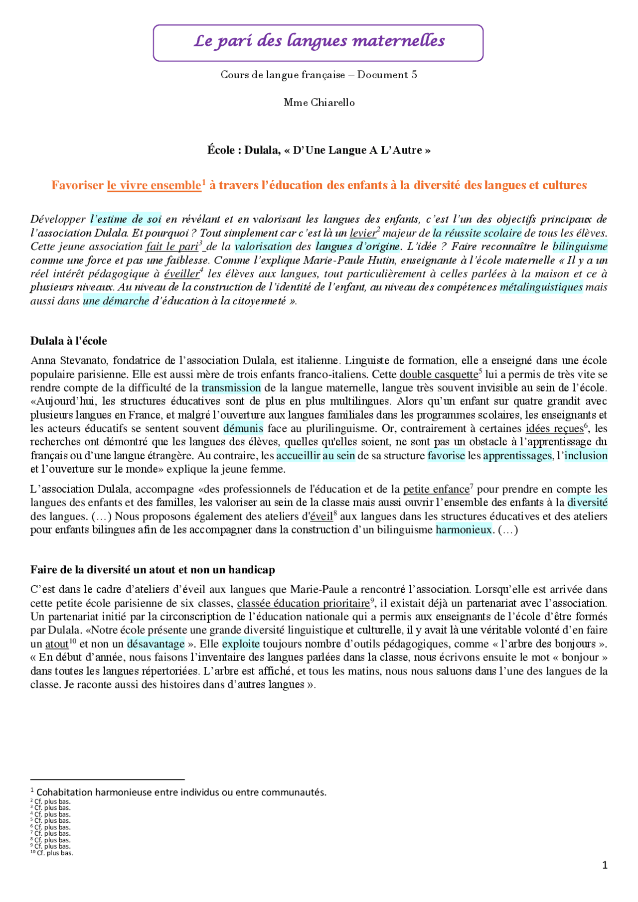 Dispense Di Grammatica Francese Docsity
