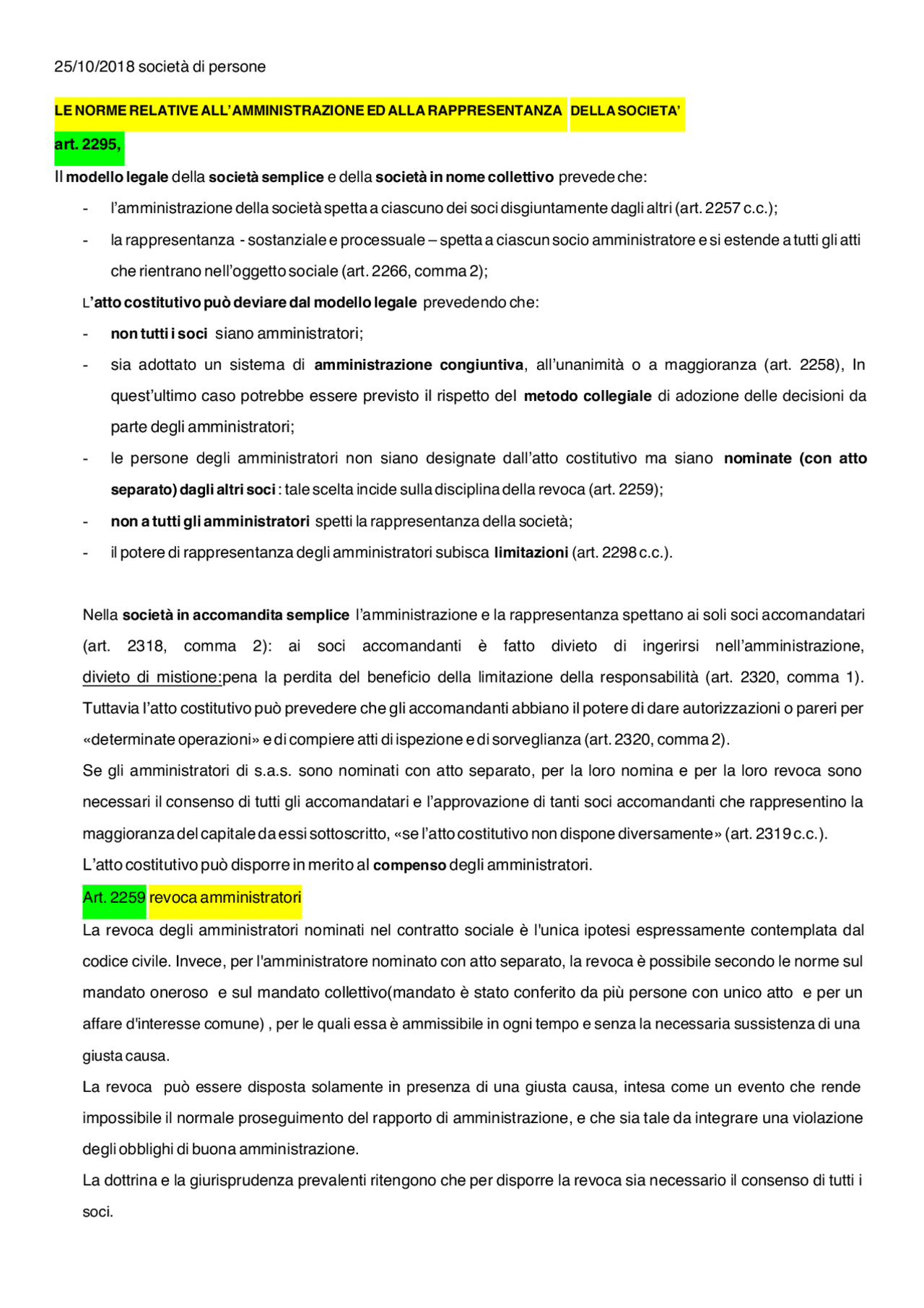 Appunti Lezione 6 Diritto Commerciale Docsity