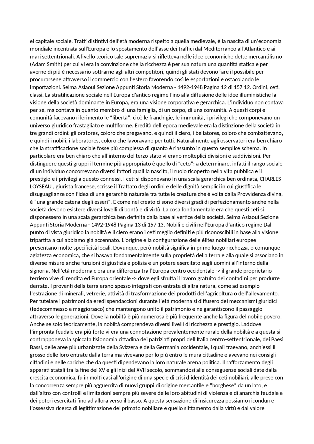 Carlo Capra Riassunto Docsity