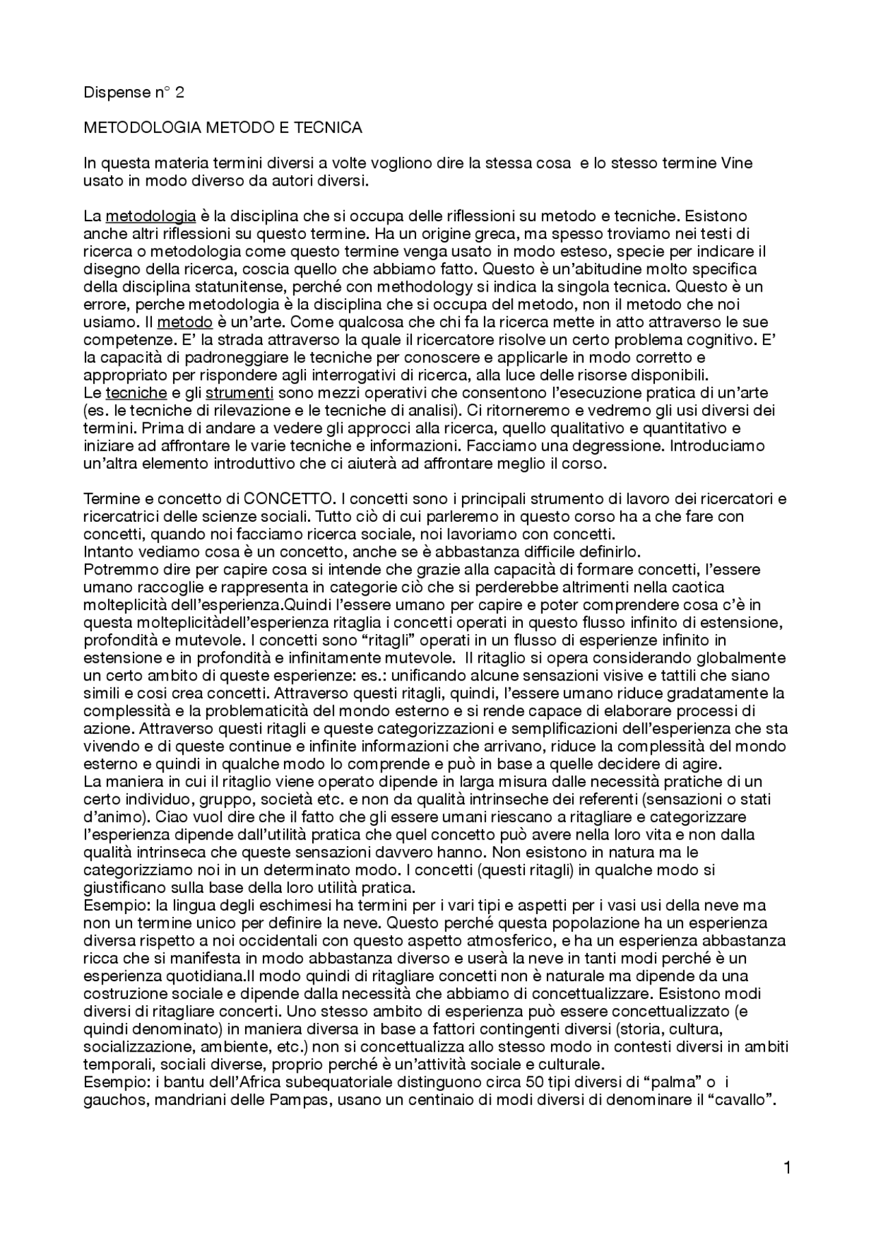 Metodologie Dello Sviluppo Docsity
