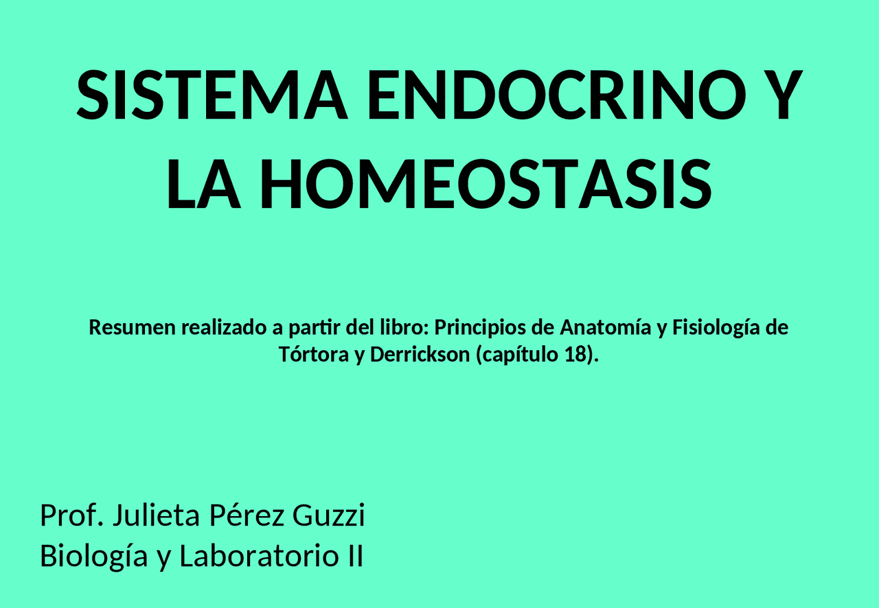 Fisiologia De Sistema Endocrino Docsity