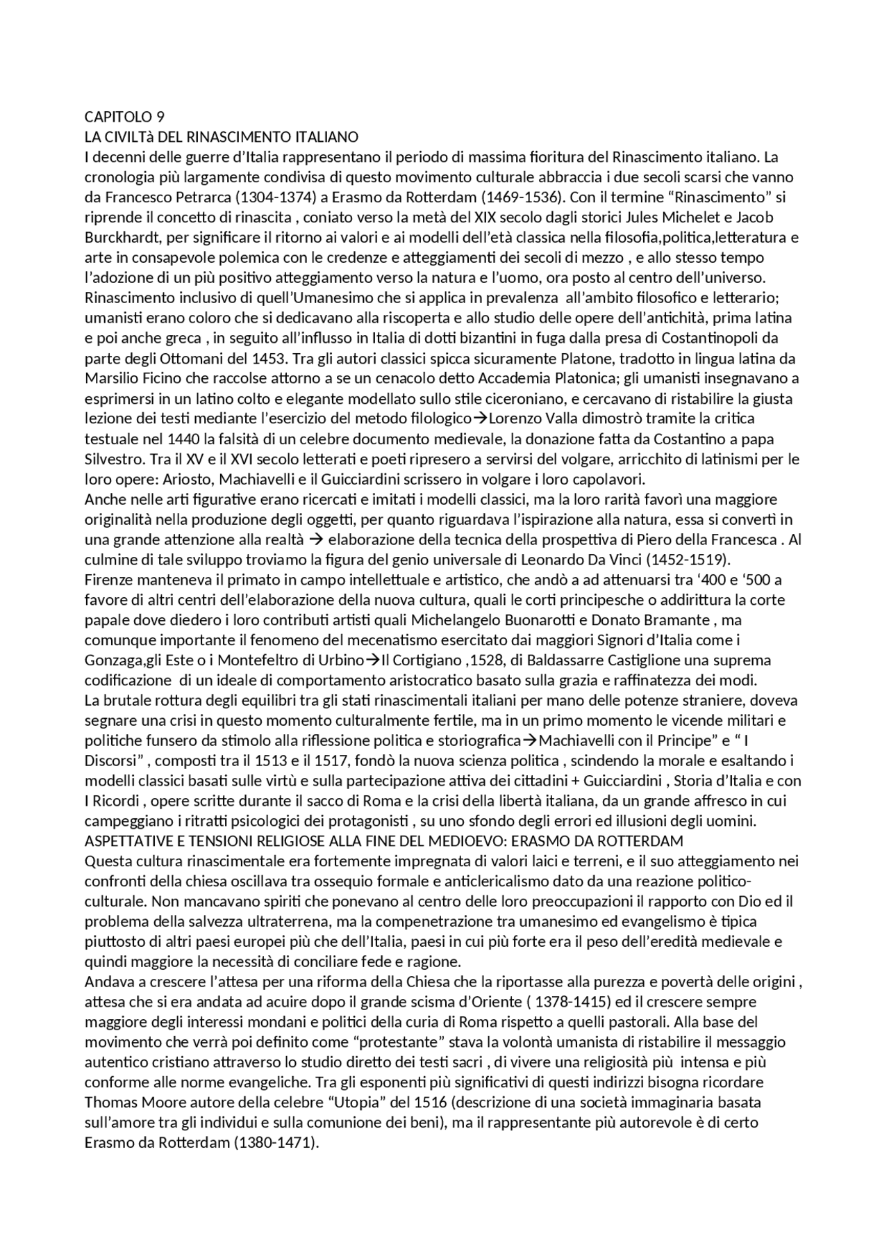 Riassunto capitolo 9 Manuale Storia Moderna Carlo Capra - Docsity