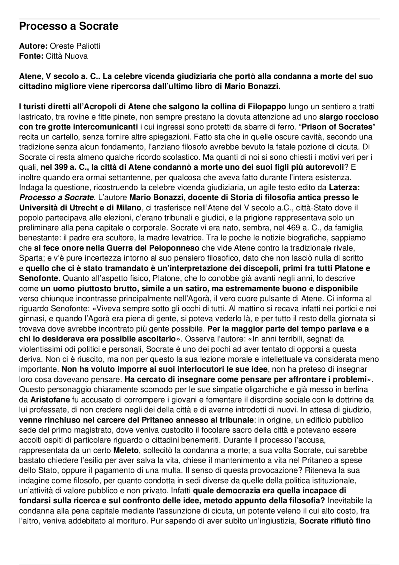 Dispense Di Filosofia E Di Alcuni Filosofi Docsity