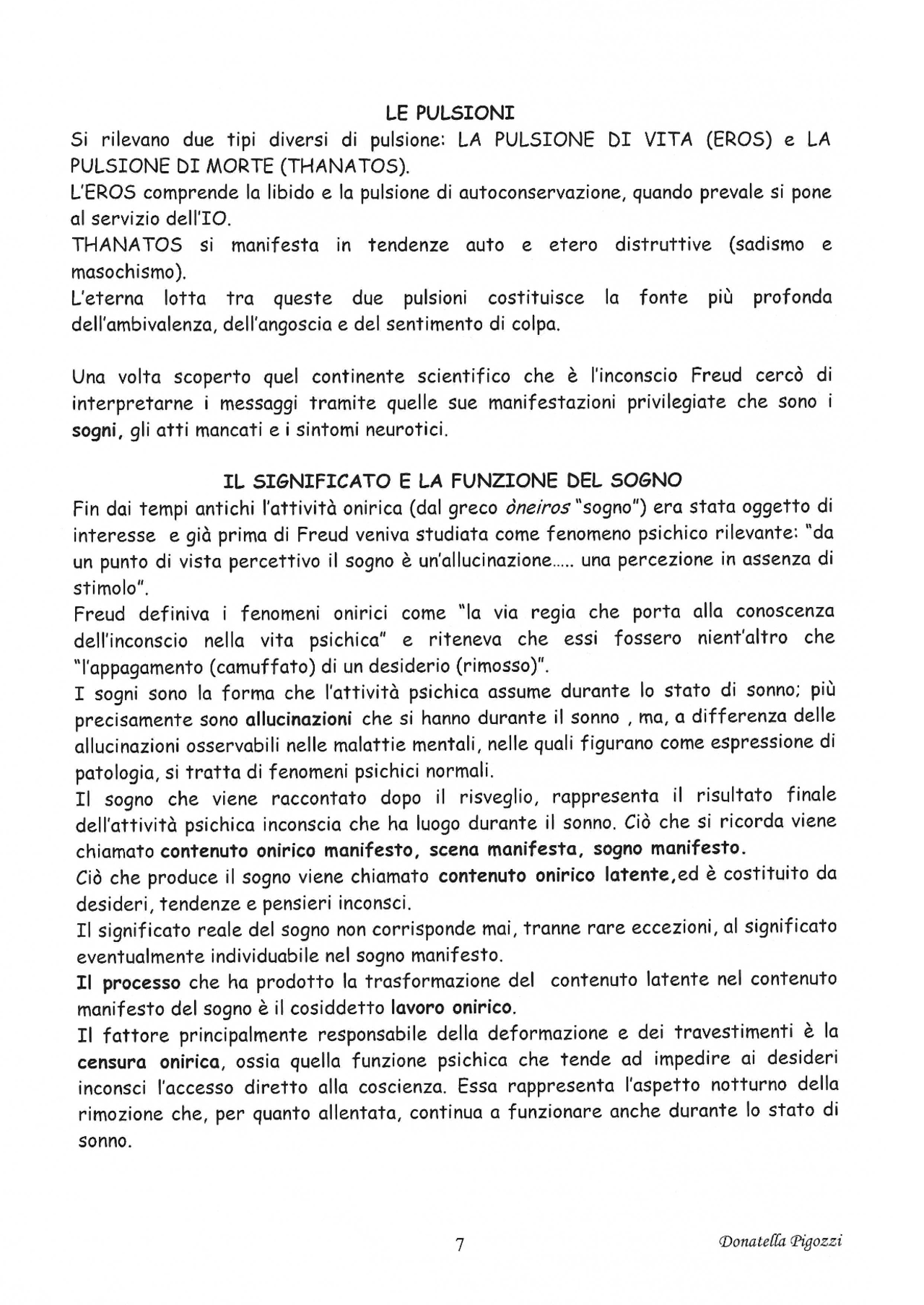 Freud E La Psicanalisi Parte 3 Docsity