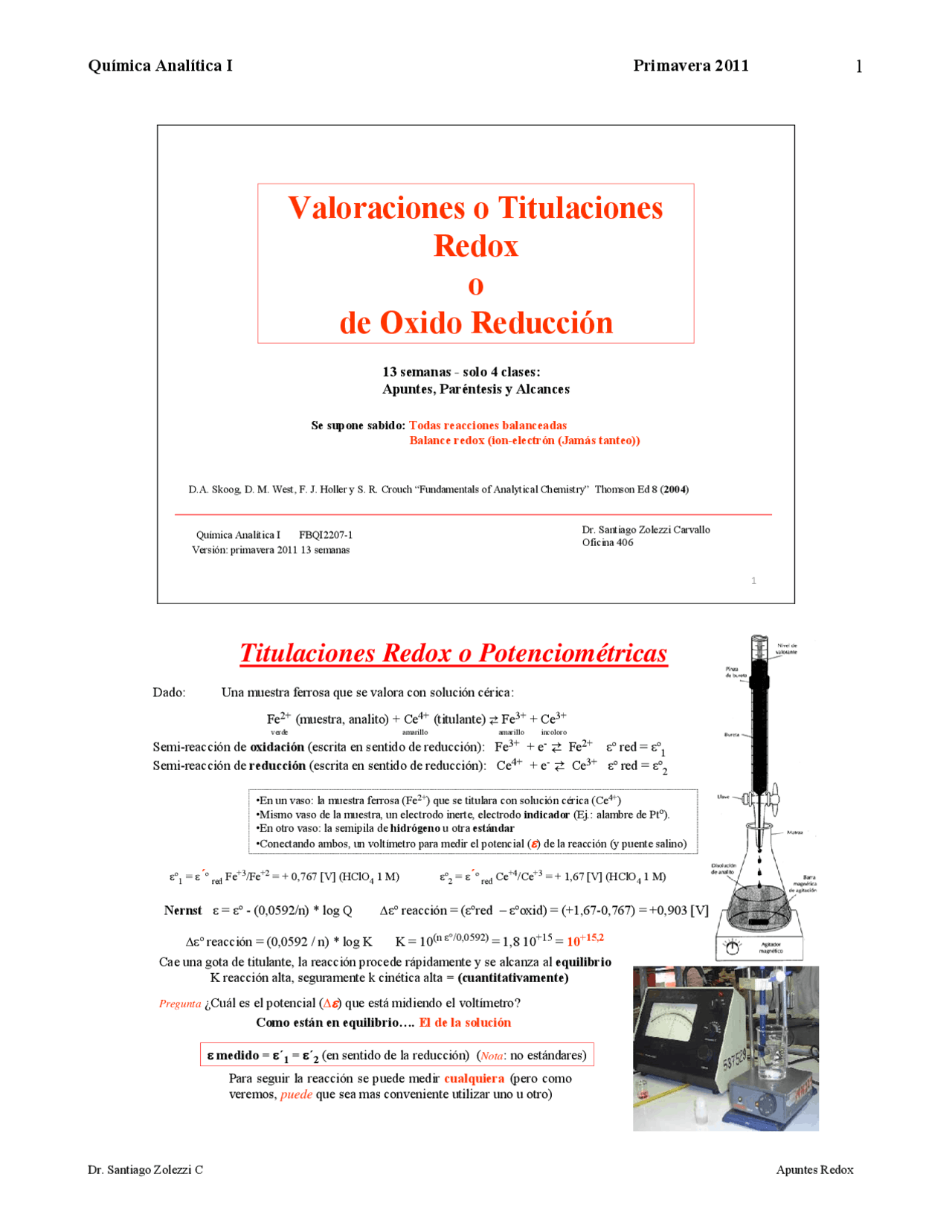 Oxidacion Redox Apuntes Docsity