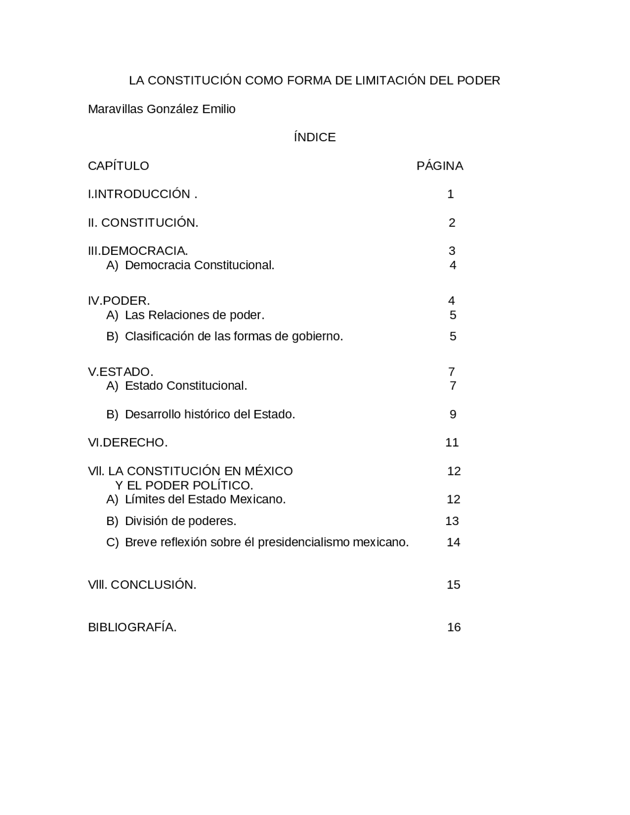 La Constitución como forma de limitación del poder | Tesinas de Derecho ...