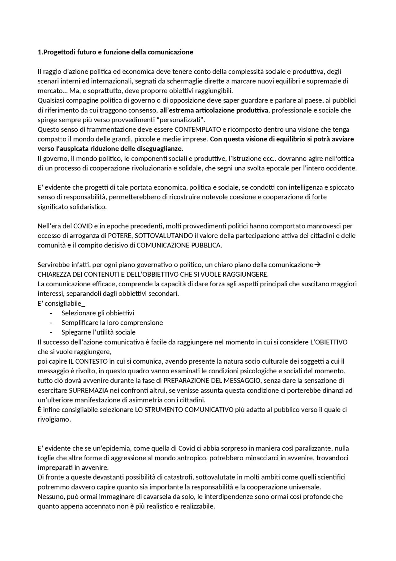 Comunicazione Xxi Franz Foti Docsity