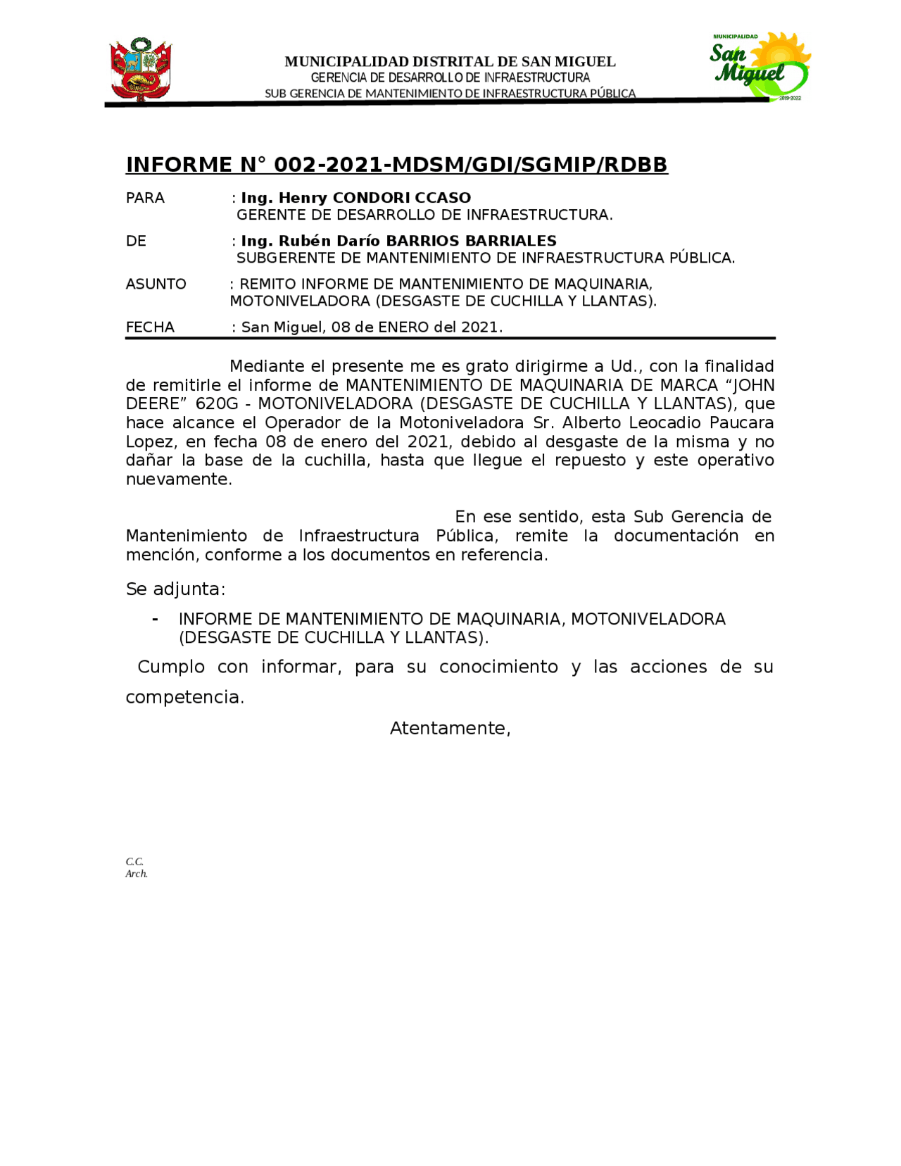 Informe de documentos emitidos - Docsity