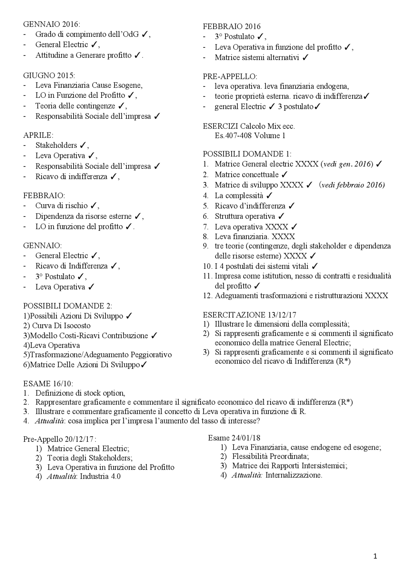 Domande E Riassunti Del Golinelli Quattrociocchi Docsity