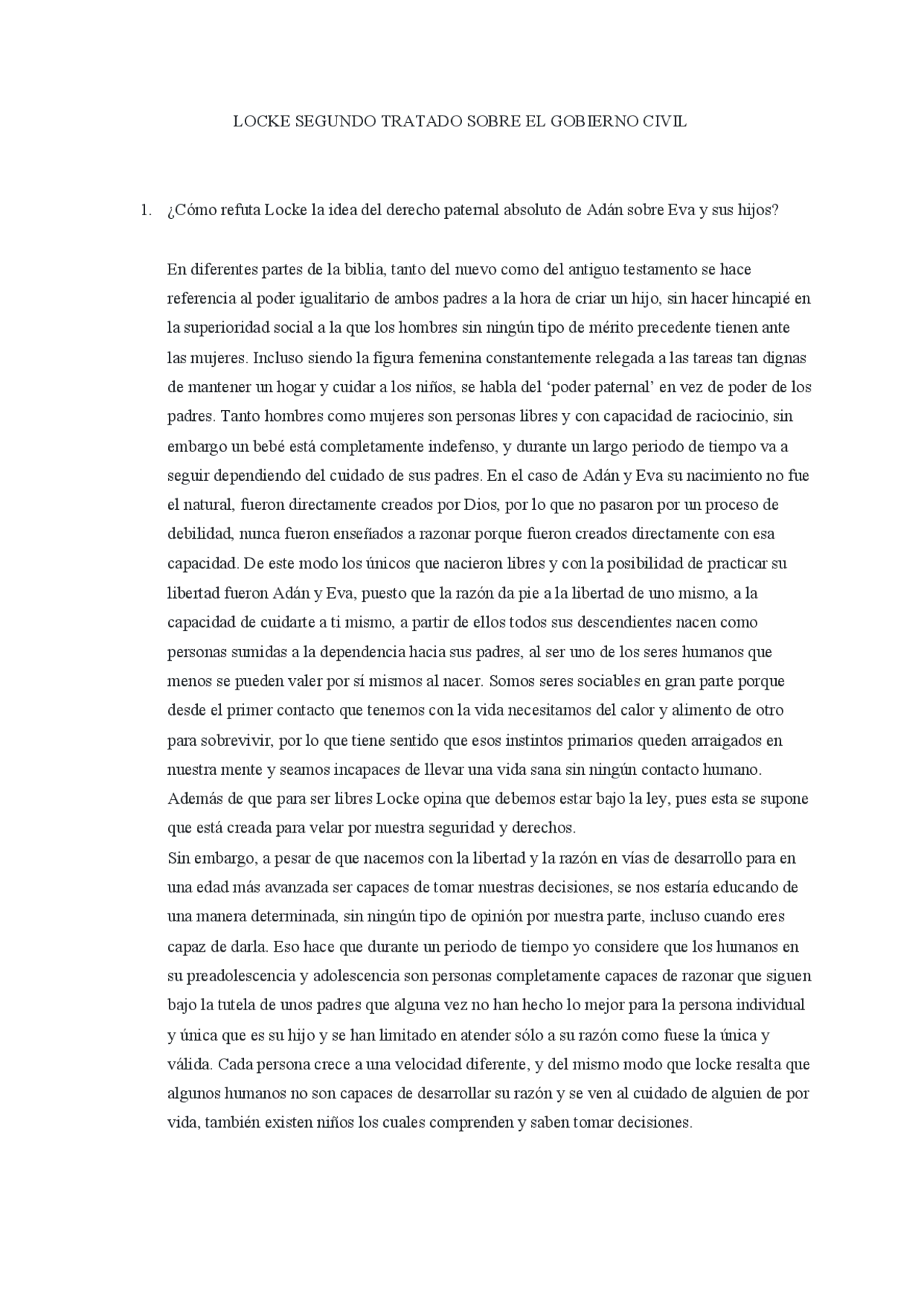 Ensayo Sobre La Teoría De La Filosofía Política Monografías Ensayos