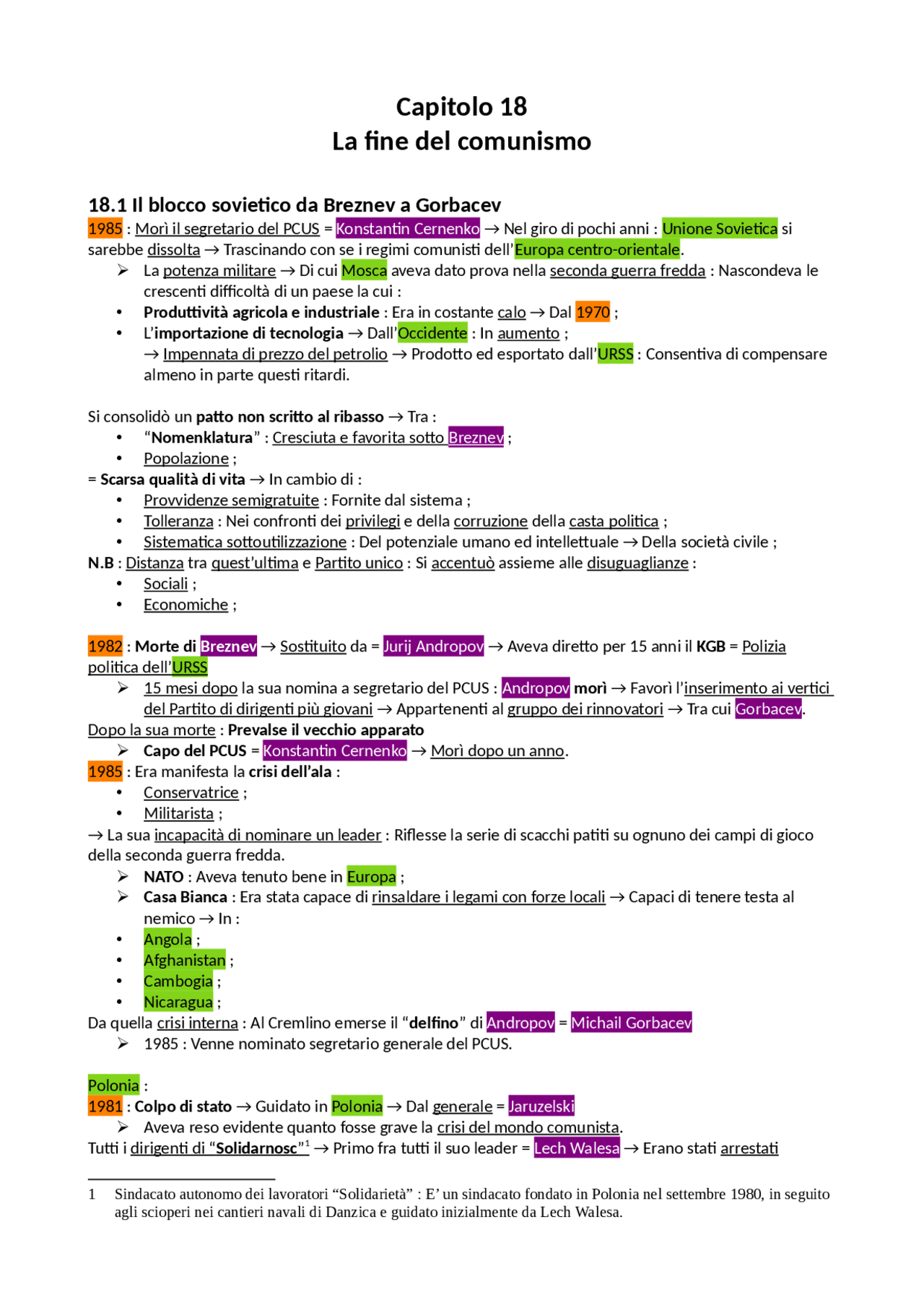 Storia Contemporanea Docsity