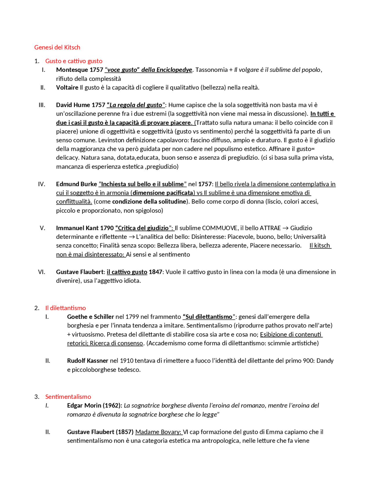 Il Kitsch Andrea Mecacci Unifi Docsity