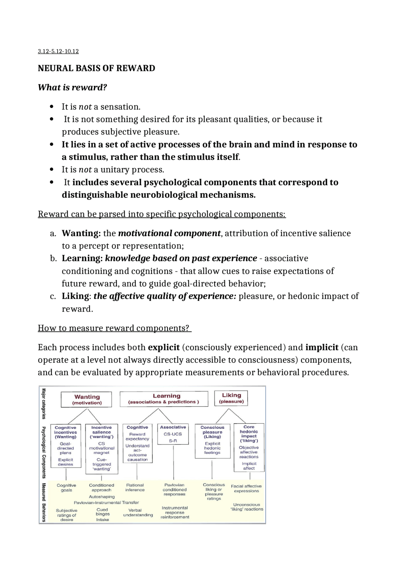 Affective Neuroscience And Psychopathology Docsity
