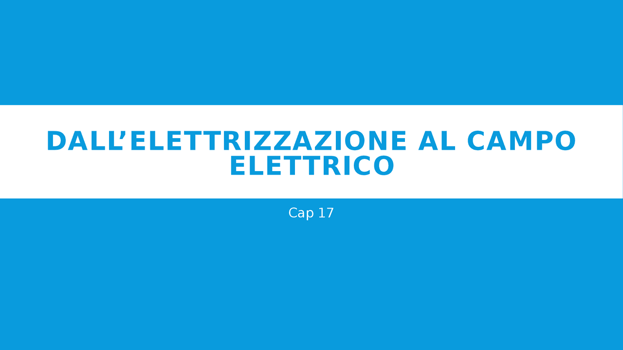 Pptx Sul Campo Elettrico Docsity