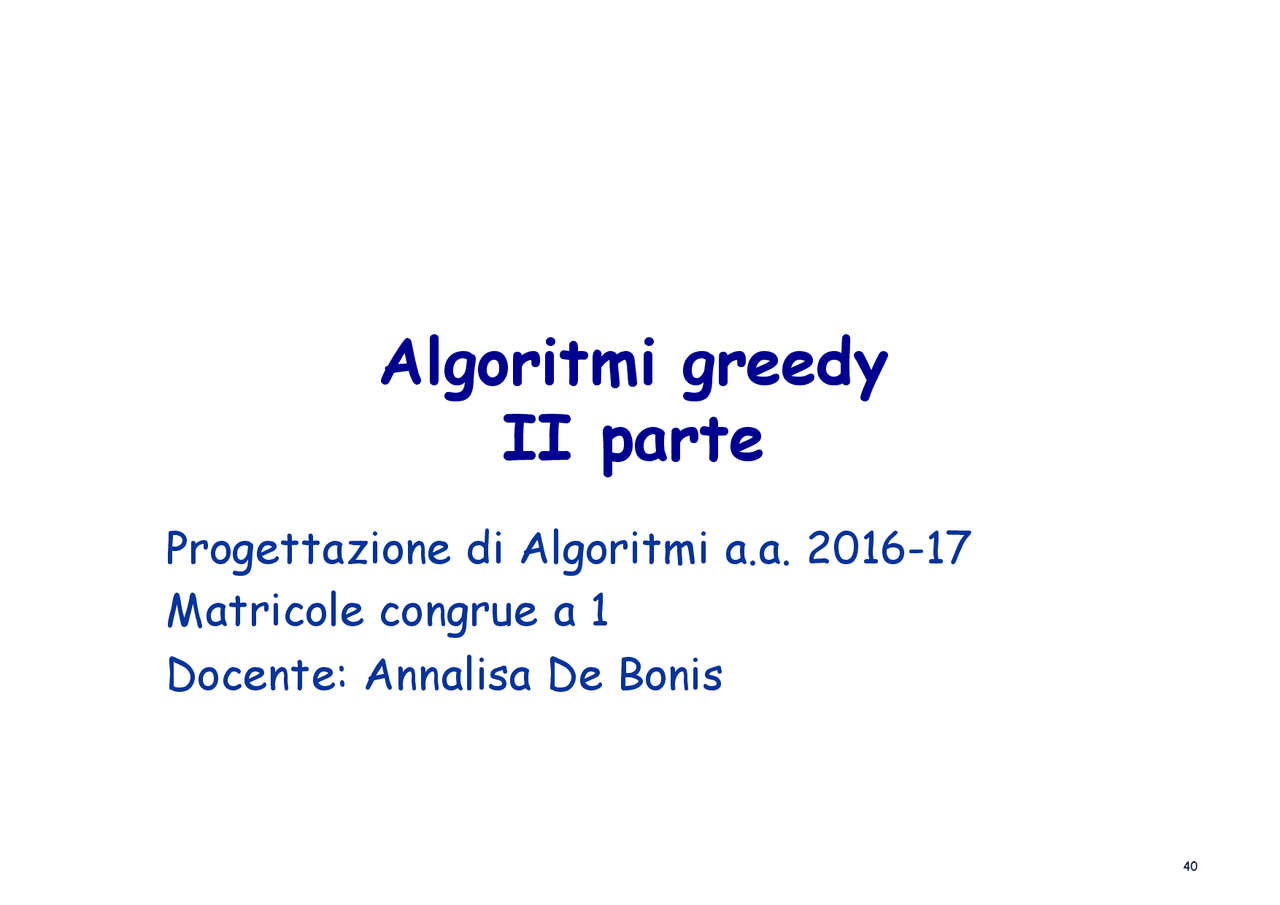 Grafi Lezione Numero Due Docsity