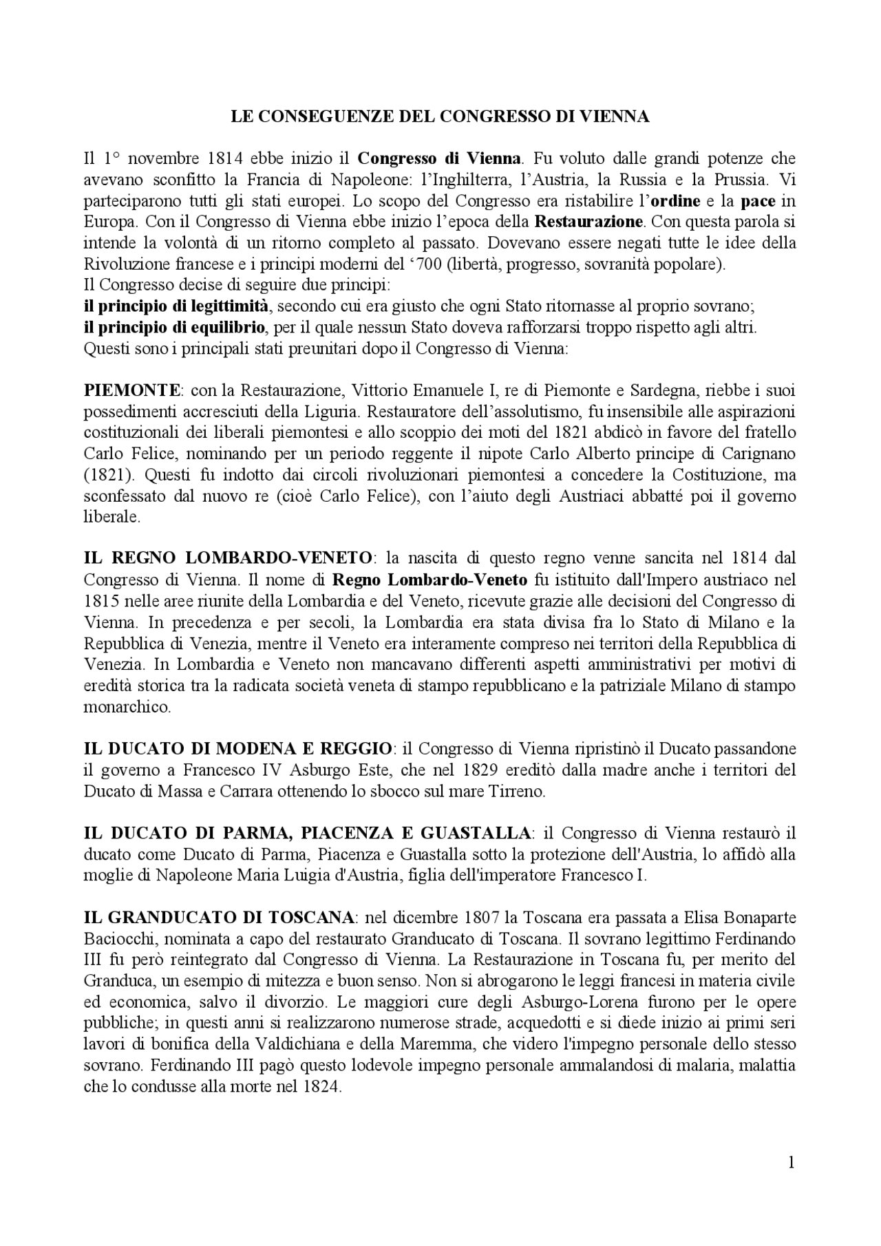 Restauro Di Storia Moderna Docsity