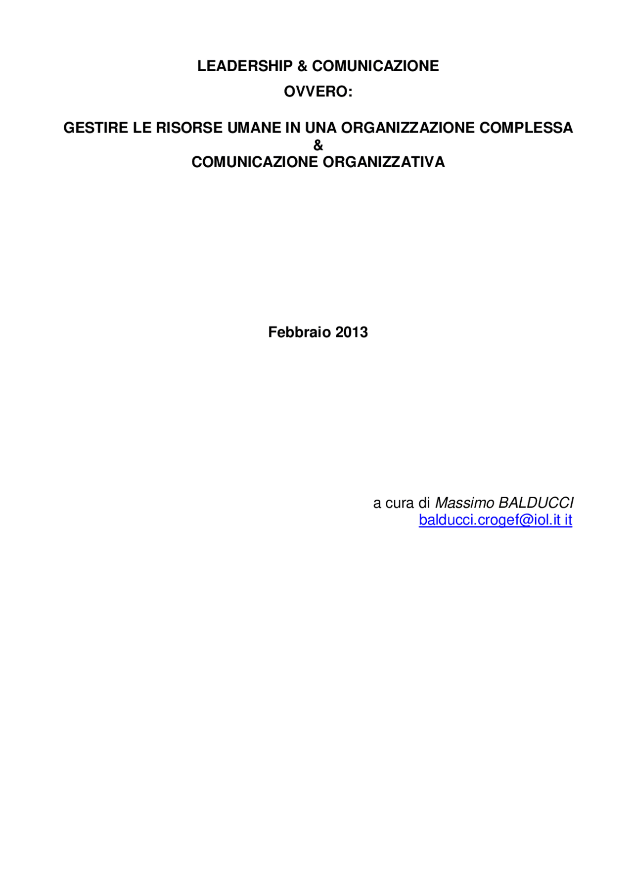 Dispensa Di Analisi Aziendale Docsity