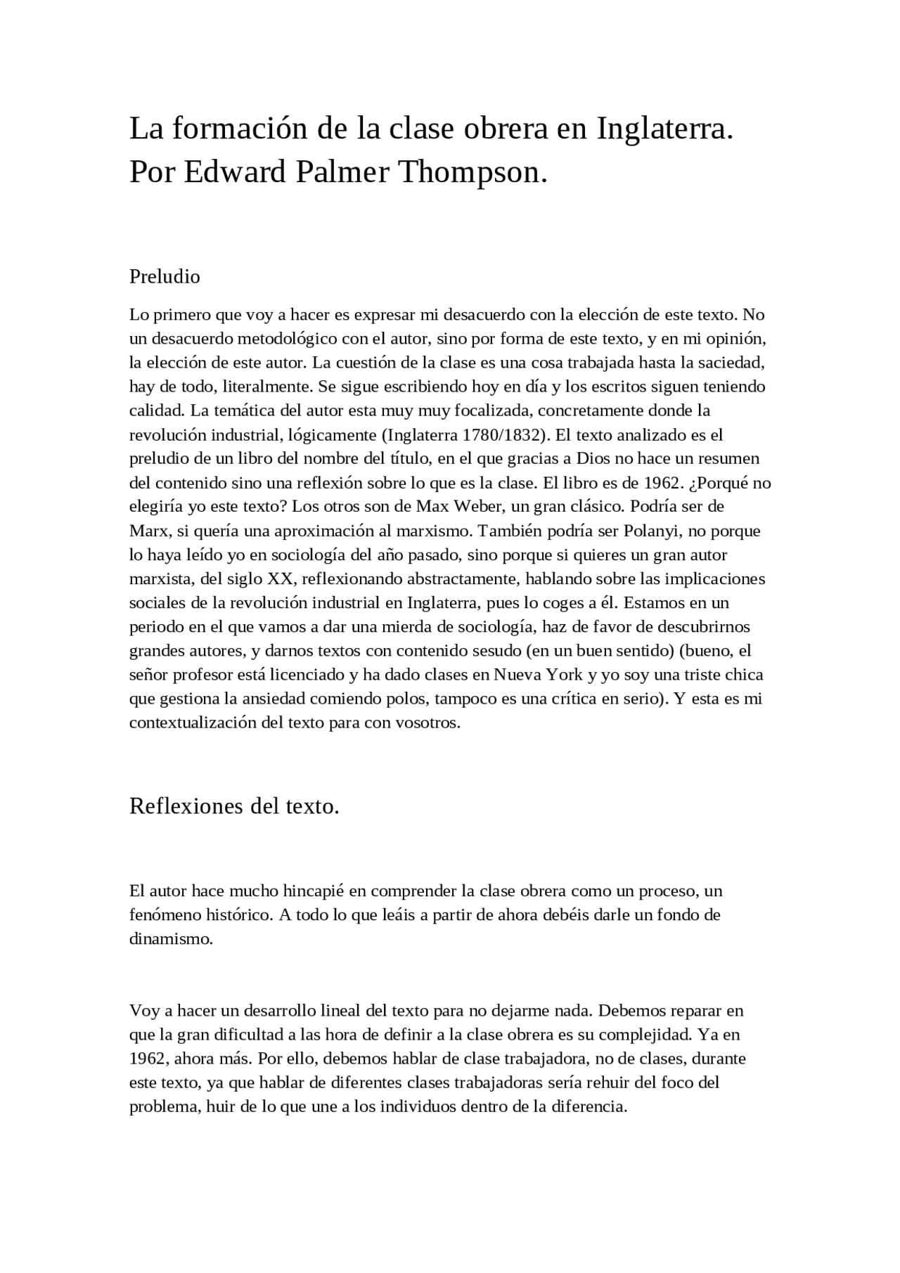 El concepto de clase - Docsity