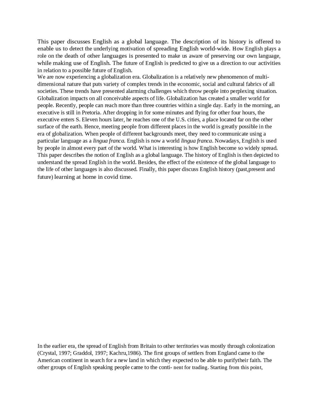 English as a global language.docx - Docsity
