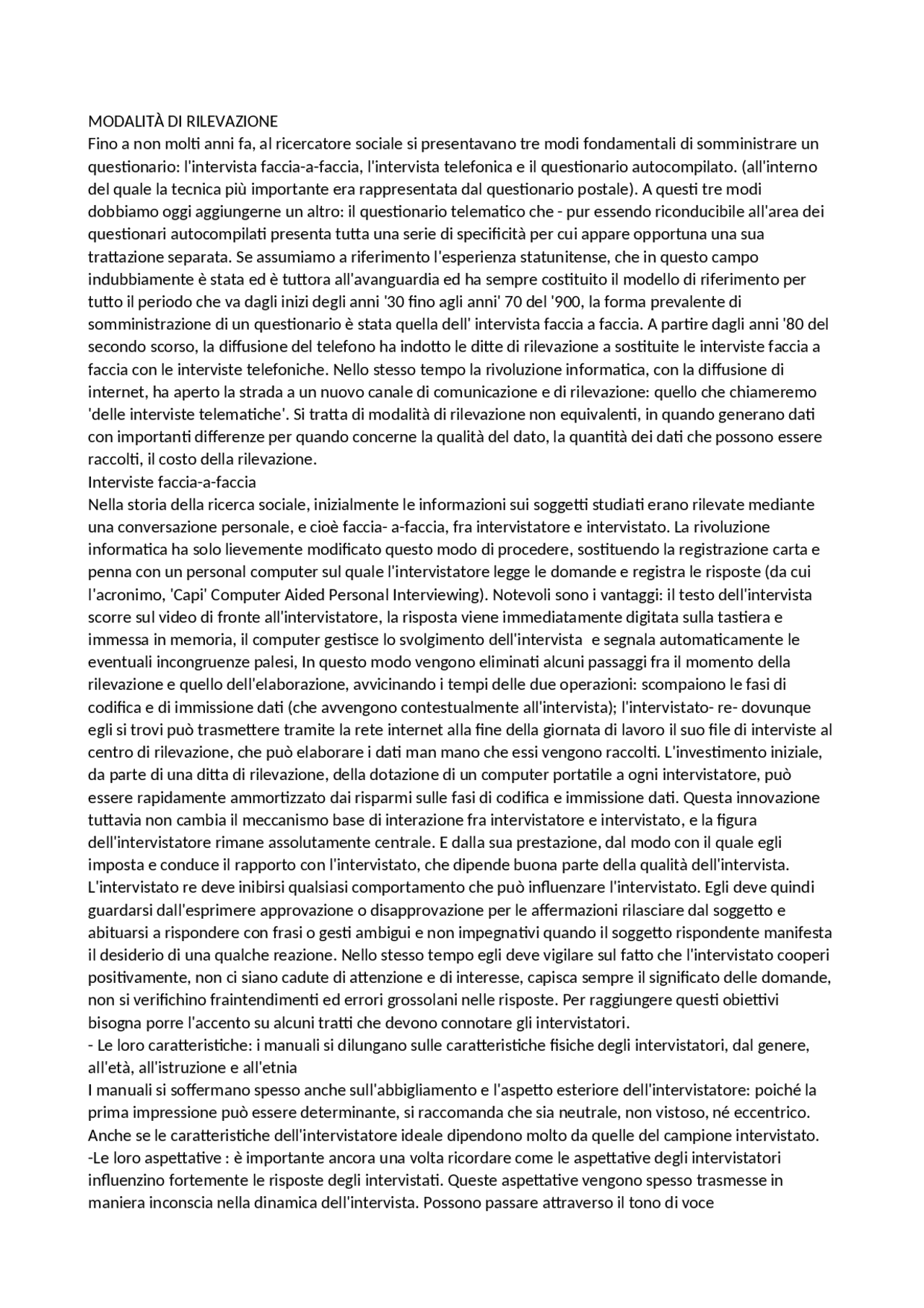 La Ricerca Sociale Metodologie E Tecniche Docsity